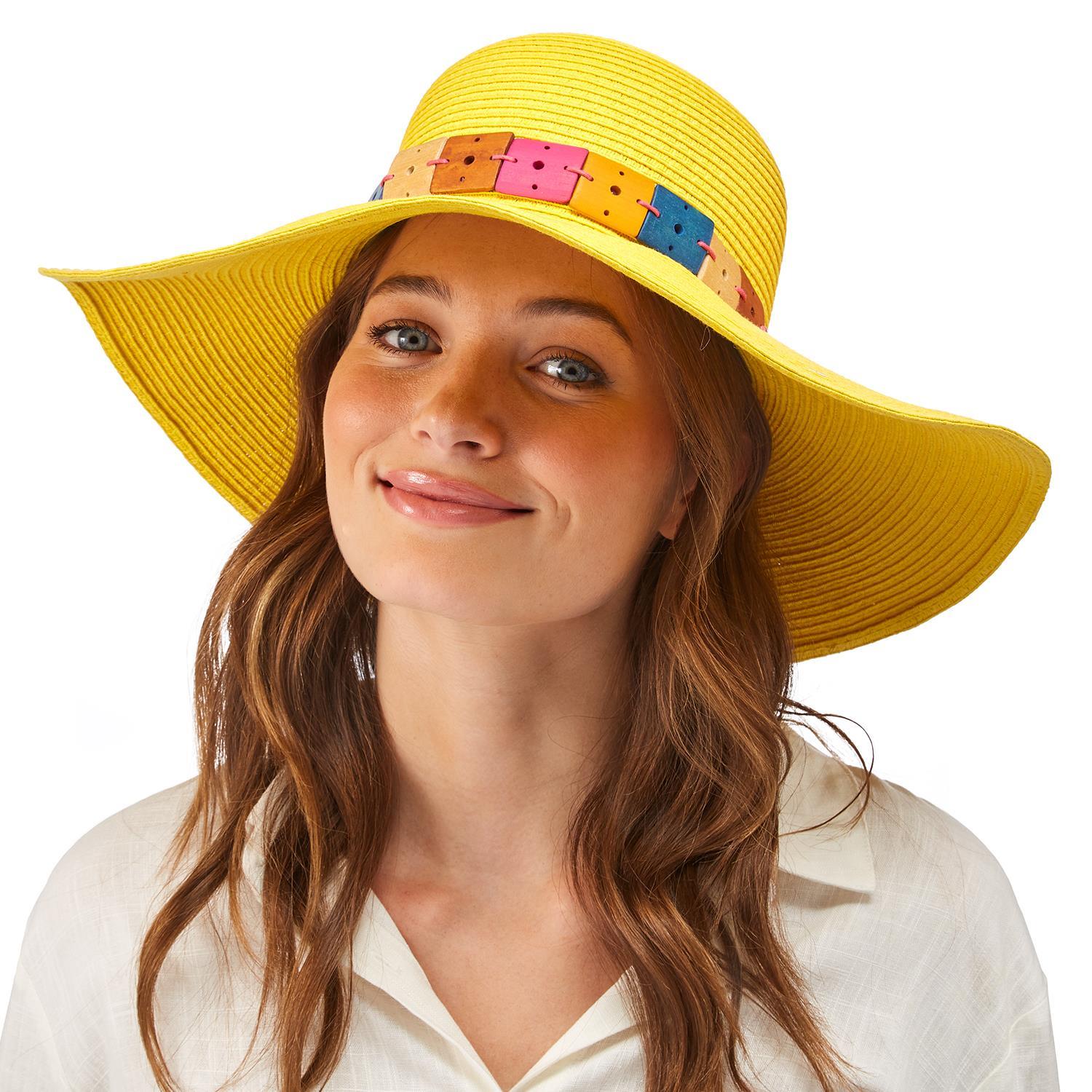 Wide Brimmed Woven Hat A/2