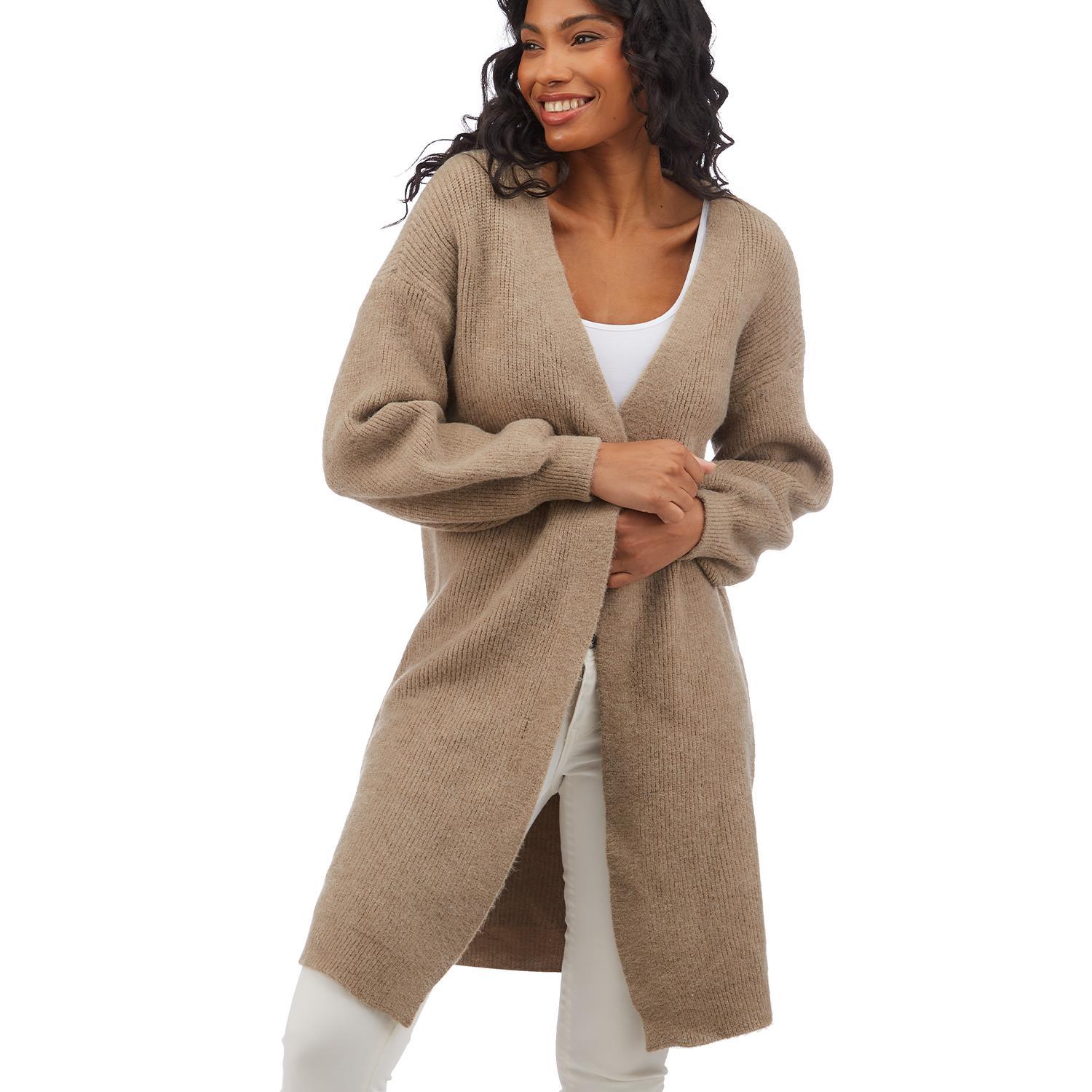 Long Length Open Front Cardigan A/2