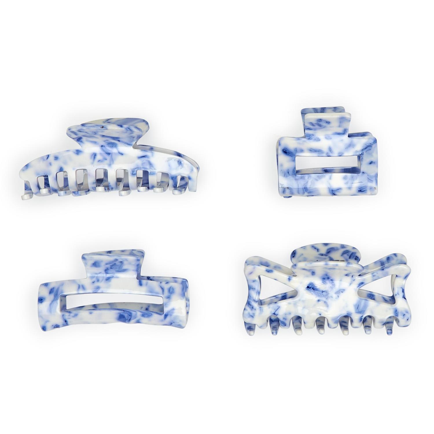 Marbled Blue and White Claw Clip A/4
