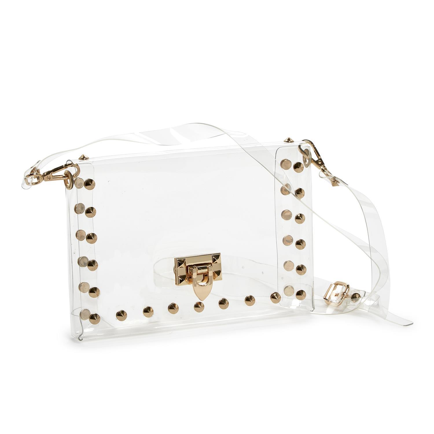 Clear Bags with Gold Hardware A/2