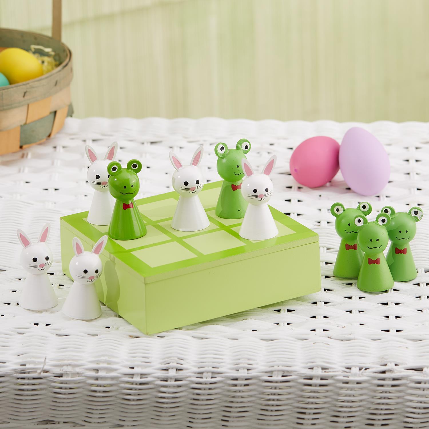 Frog & Bunny Tic Tac Toe Game Set