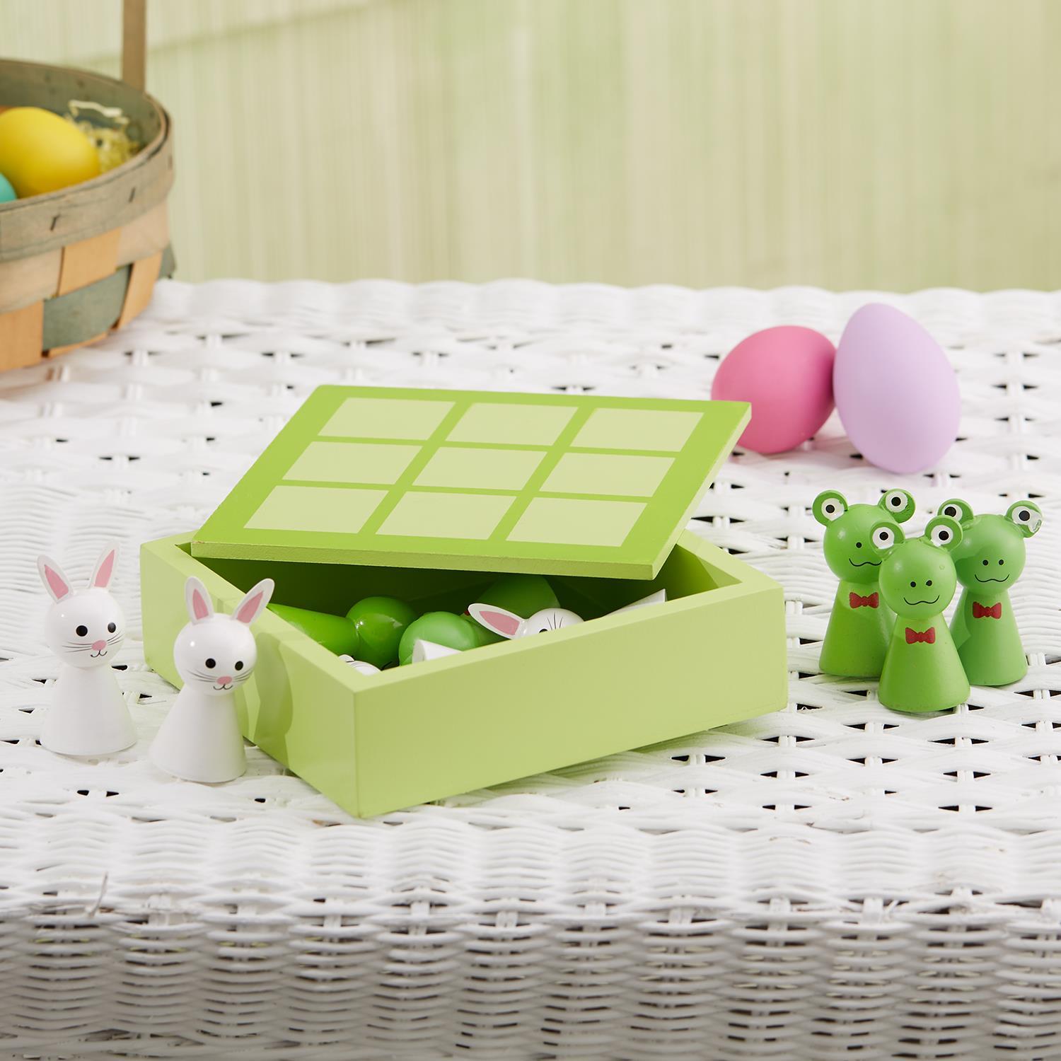 Frog & Bunny Tic Tac Toe Game Set