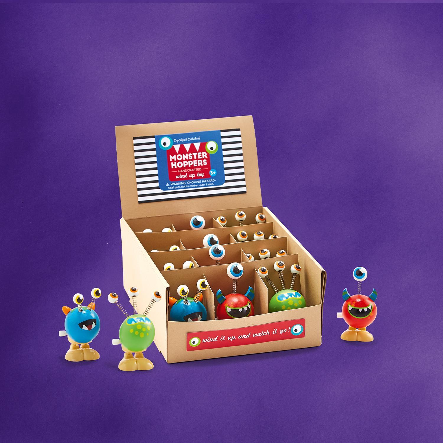 24 Pc Monster Hoppers Un in Countertop Display Incl 3 Designs