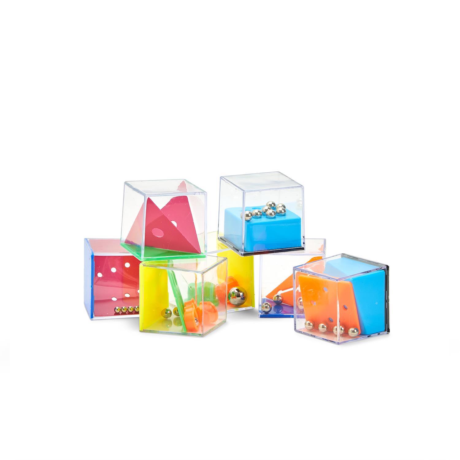 48 Pc Mini Brain Teaser Game Un w/Countertop Display Incl 4 Styles