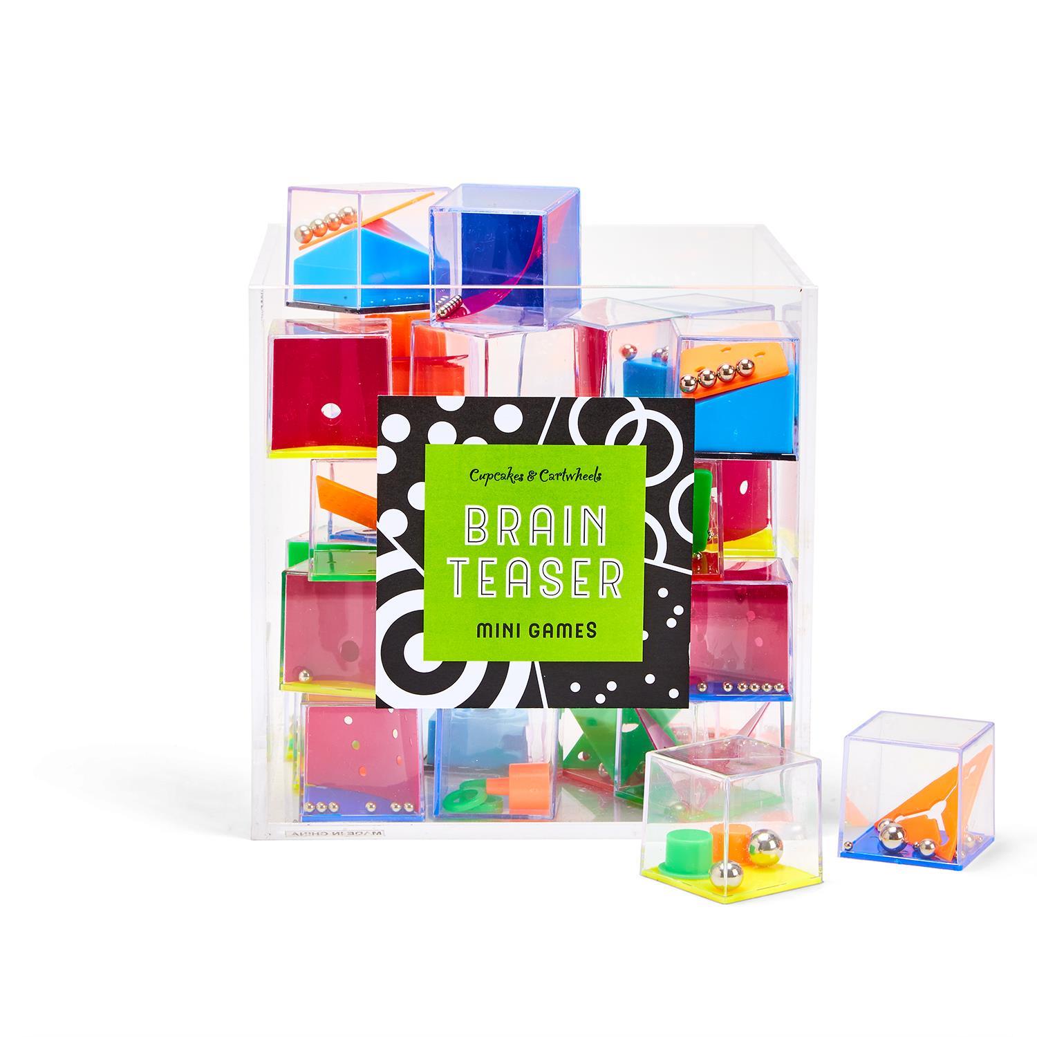 48 Pc Mini Brain Teaser Game Un w/Countertop Display Incl 4 Styles