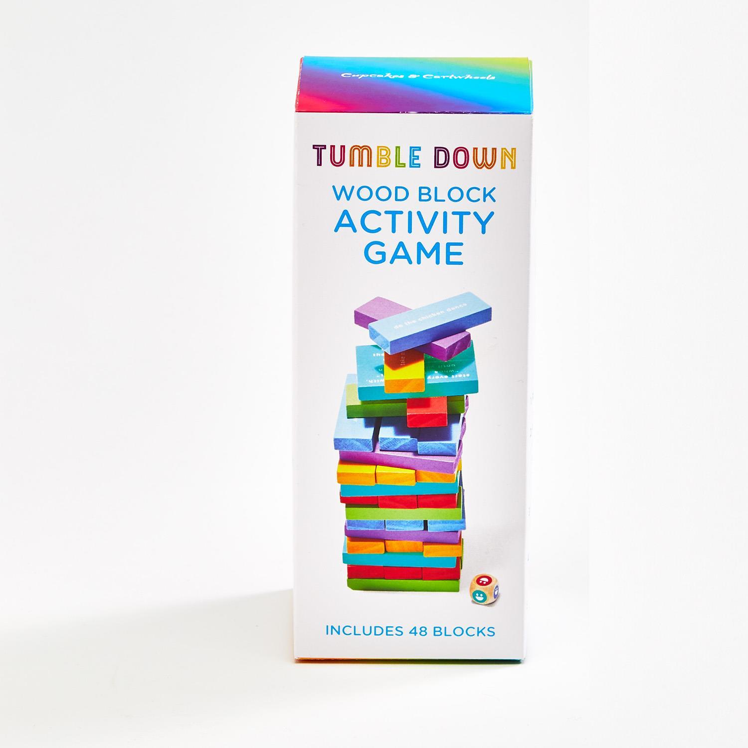 48 Pc Tumbling Blocks Activity Game Set in Gift Box