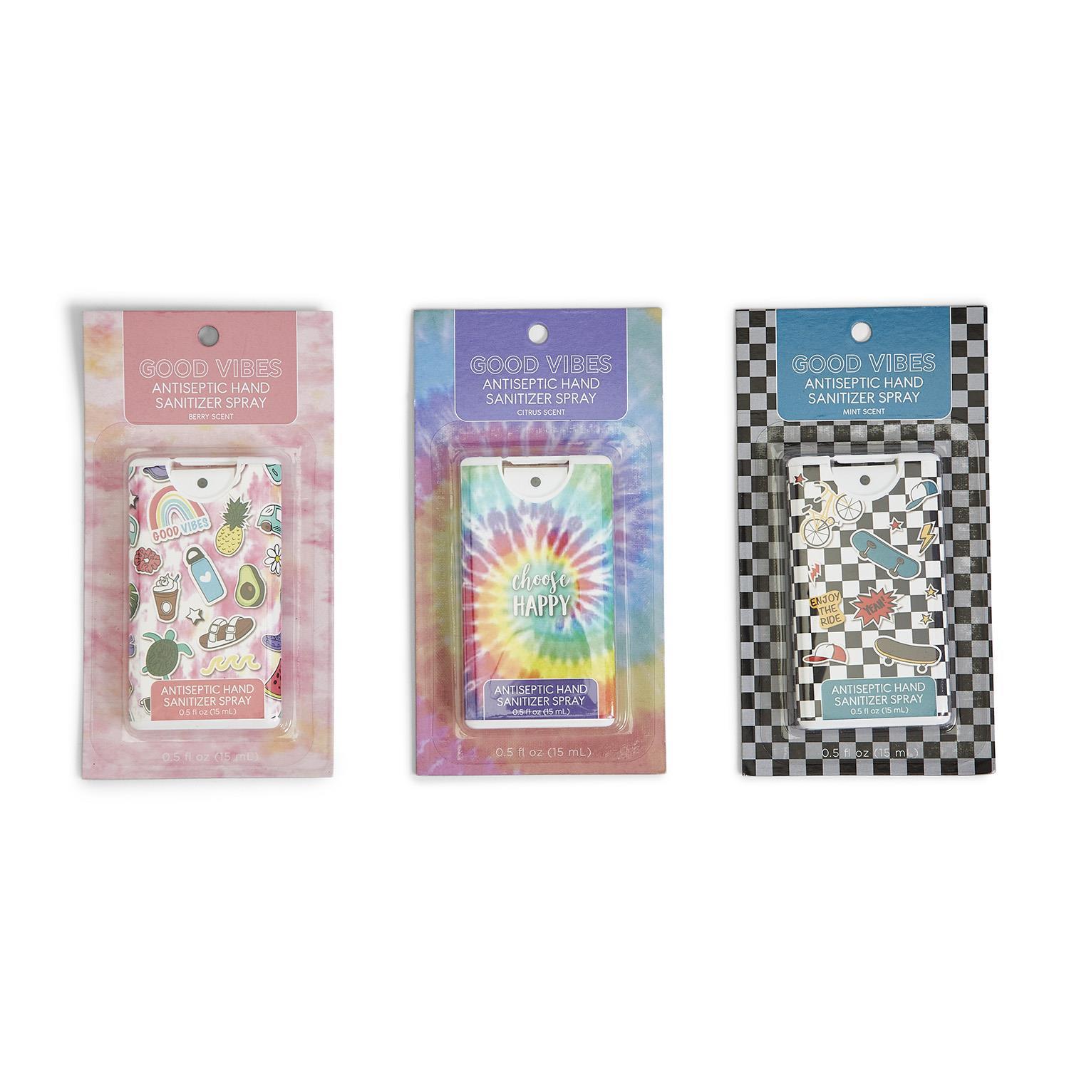 Good Vibes 36 Pc Hand Sanitizer Un Incl 3 Designs/Scents