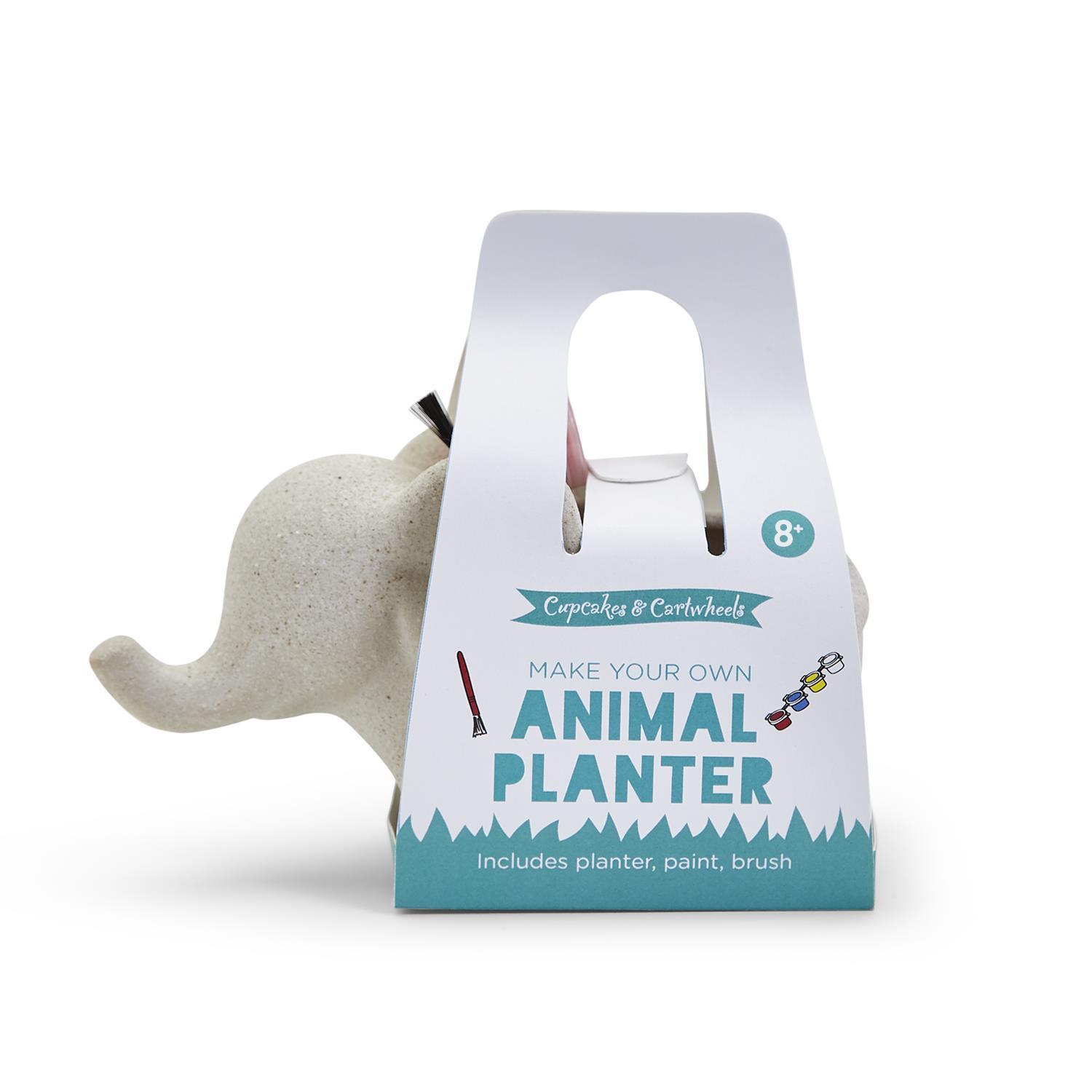 Color Your Animal Planter Craft Kit Asst 3 Designs