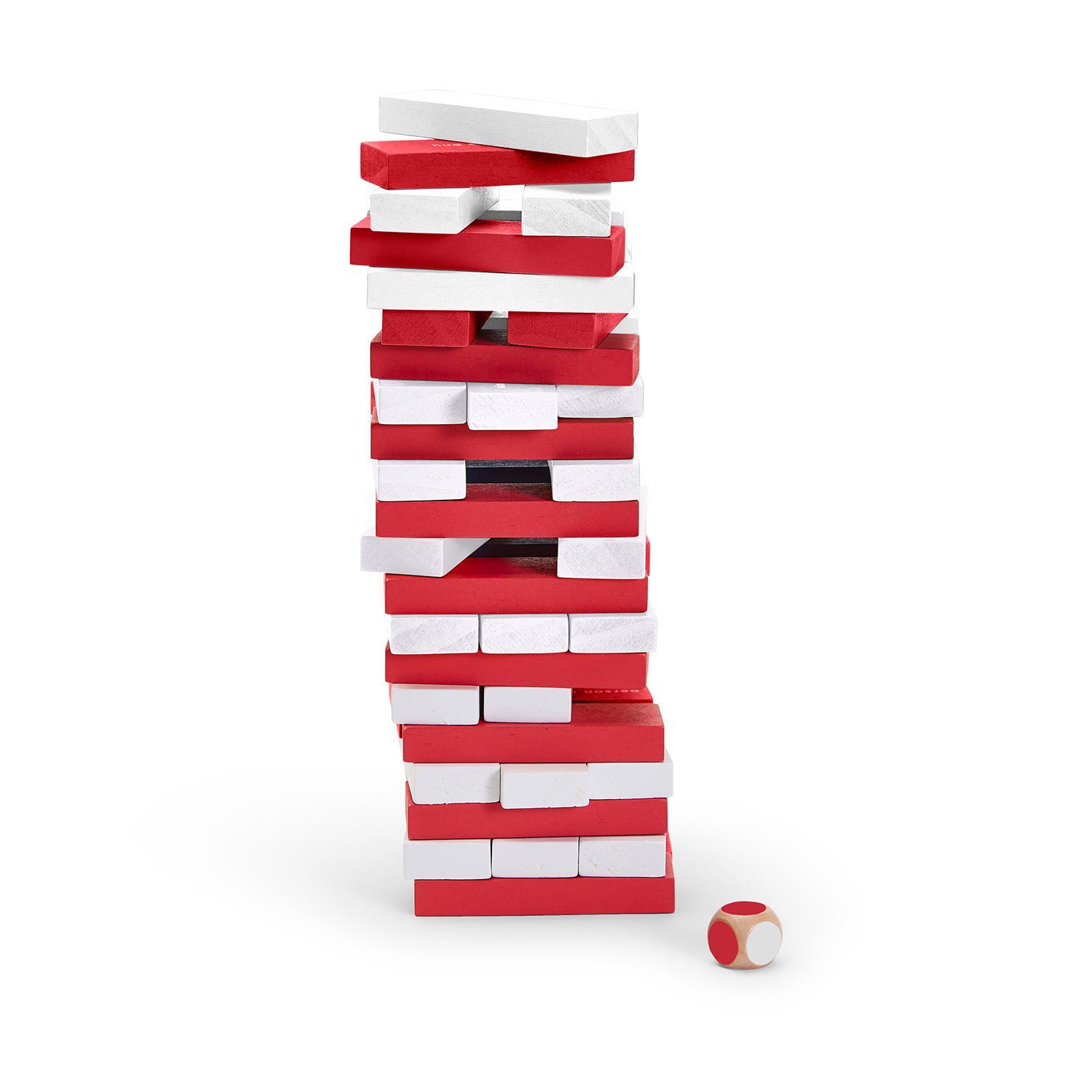 Kids Holiday 48 Pc Tumbling Blocks Activity Game Set in Gift Box