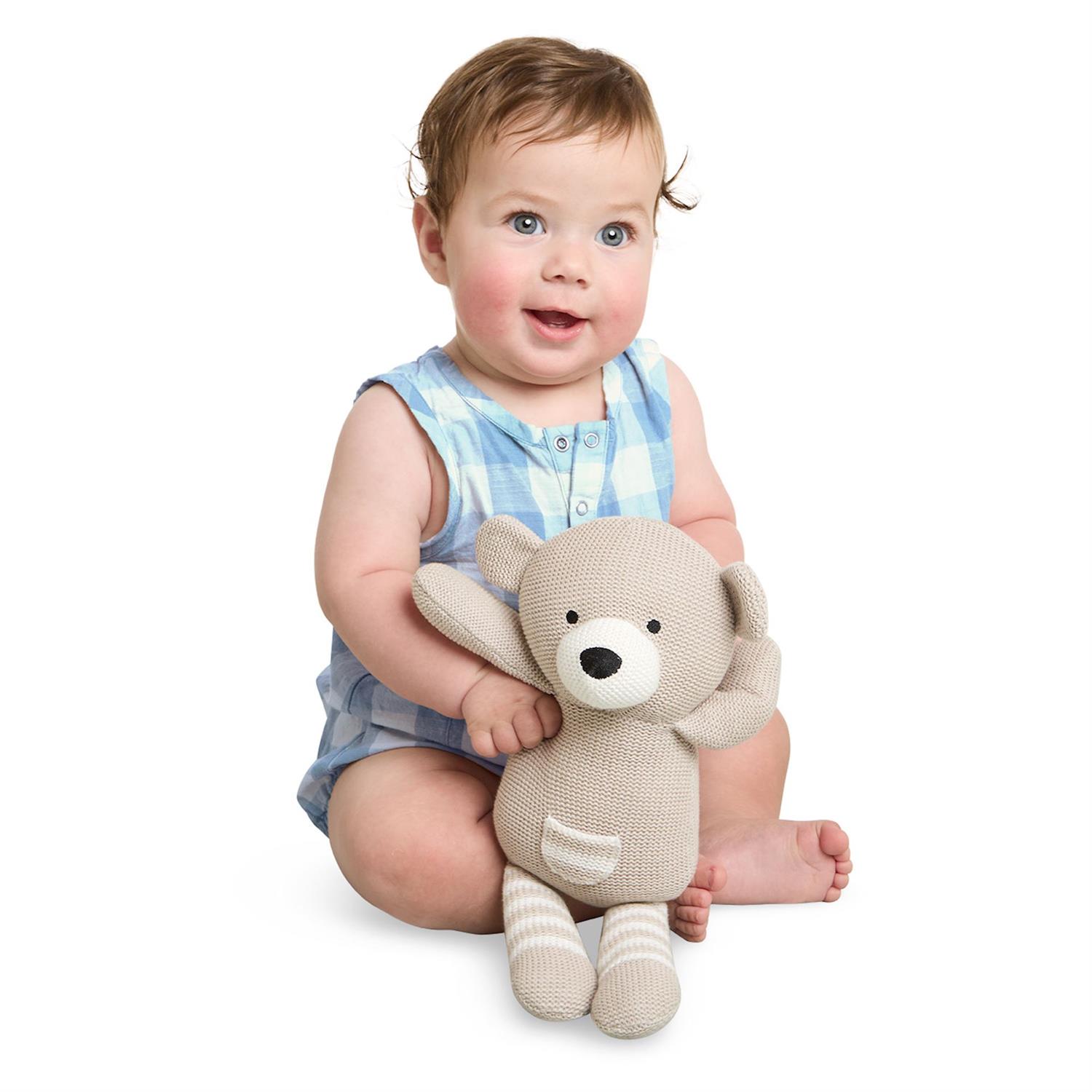 Bear-Y Sweet Knitted Cuddle Bear