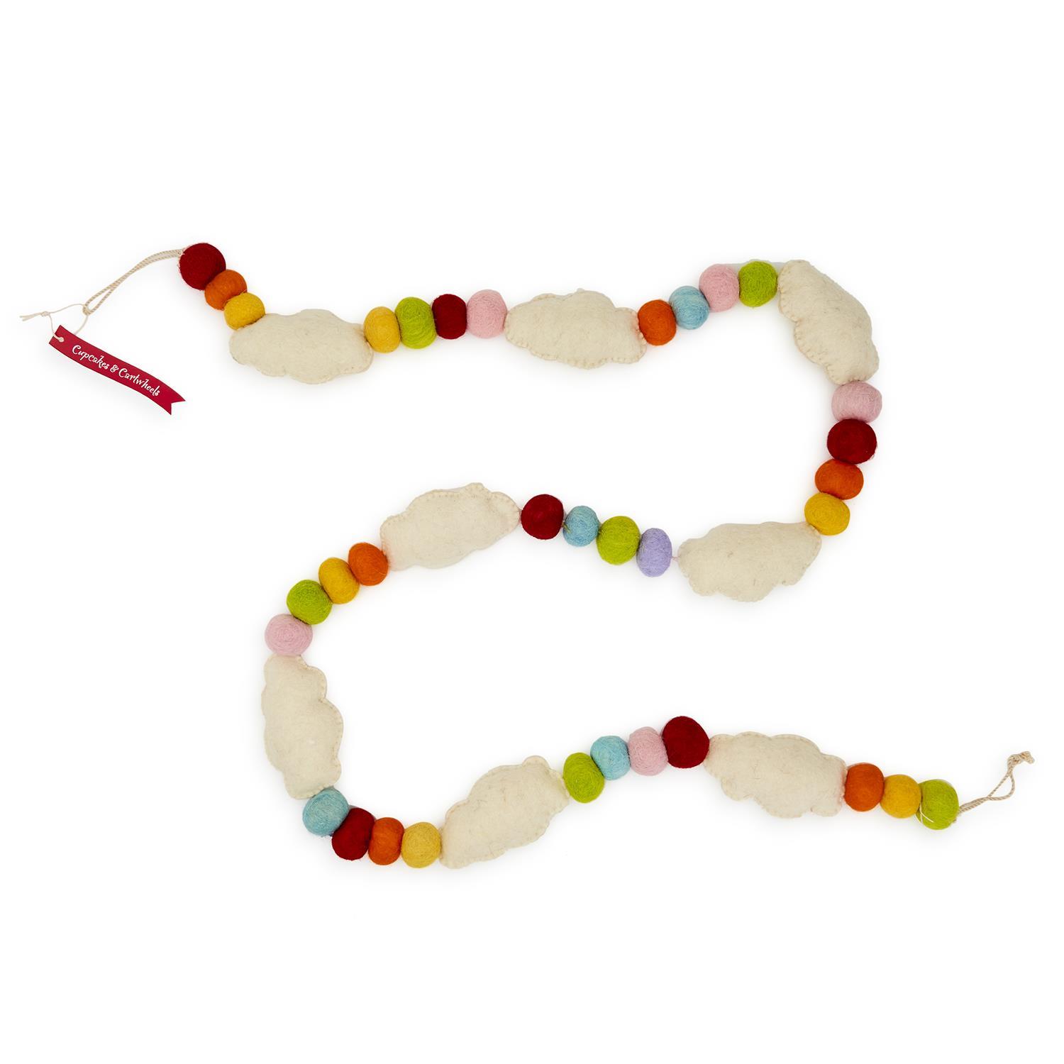 Happy and Bright Hand-Crafted Wool Felt Garland A/2 Designs