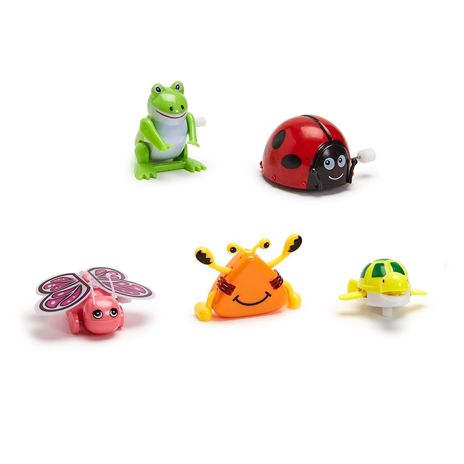 Hoppers, Walkers, Swimmers 60 Pc Wind Ups Unit with Display