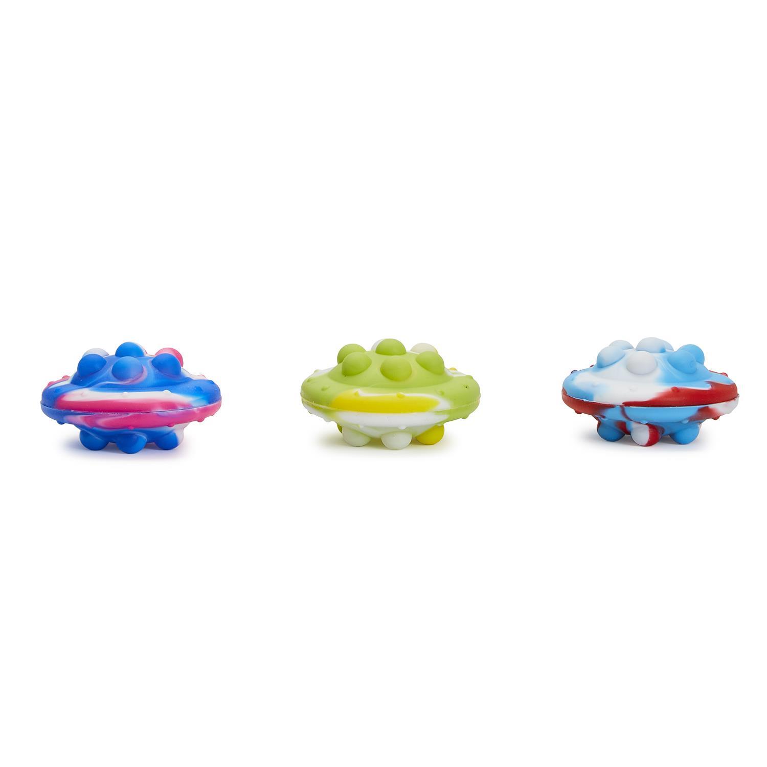 36 Pc Light Up UFO Popper Un with Bucket Display Includes 3 Colorations