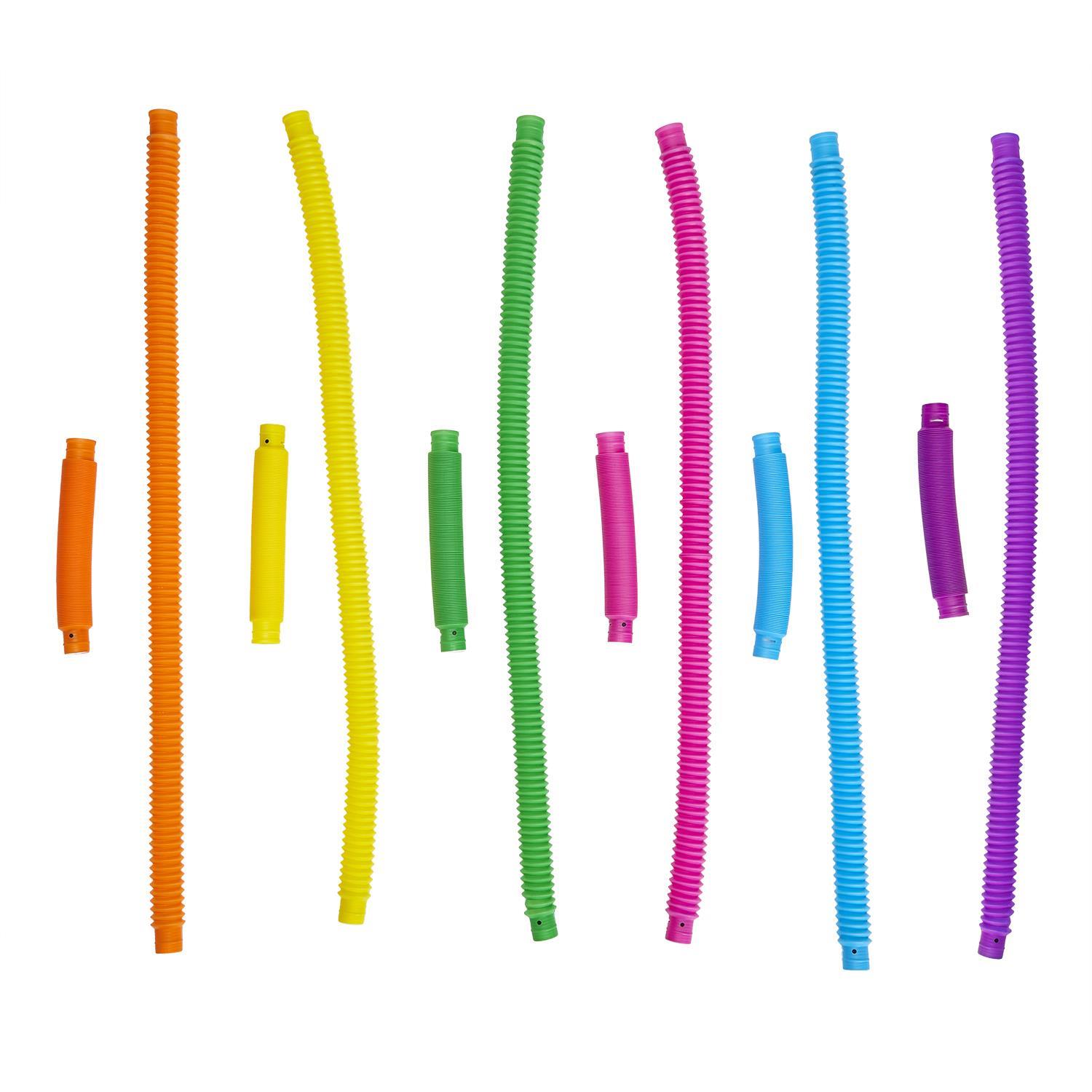 Bendy Lights 42 Pc Connecting Light Up Tubes Unit with Bucket Display ...