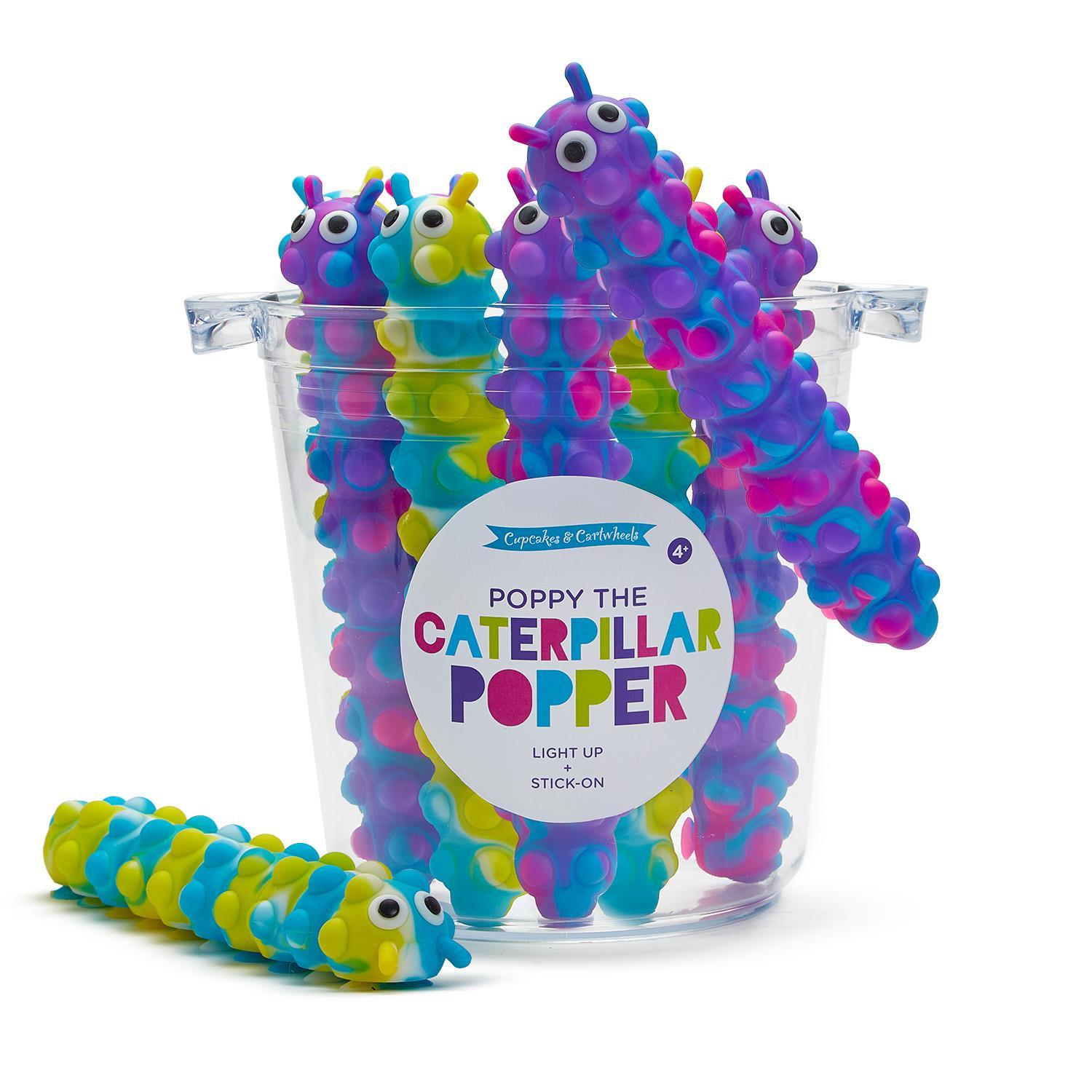 Poppy the Caterpillar 16 Pc Light Up and Stick-On 3D Popper Unit with ...