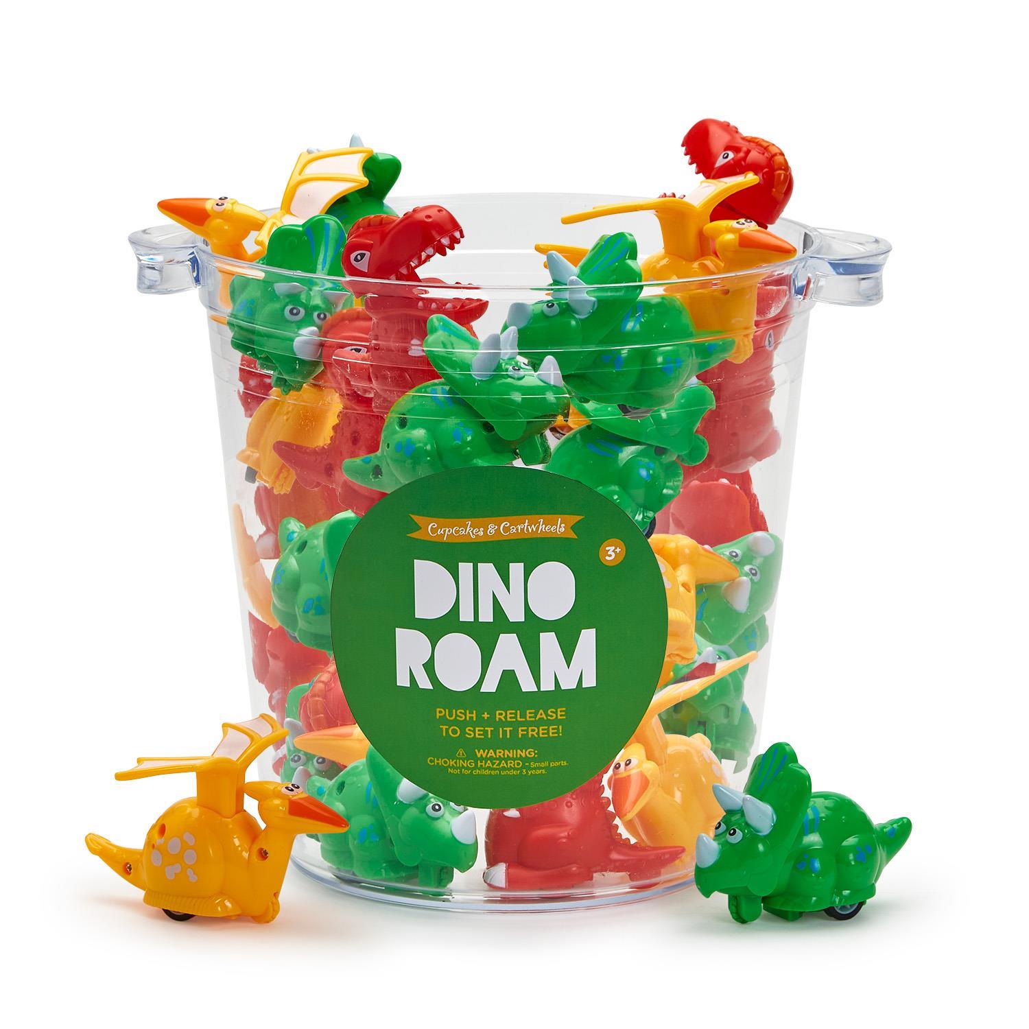 Roar-Some Run 30 Pc Push-and-Release Dinosaur Unit with Bucket Display ...