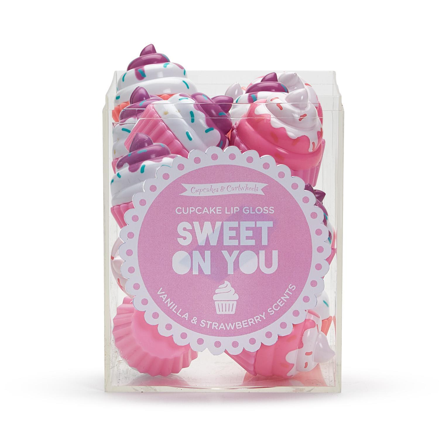 Cupcake 24 Pc Lip Balm Unit with Dsiplay Includes 2 Colors/Scents