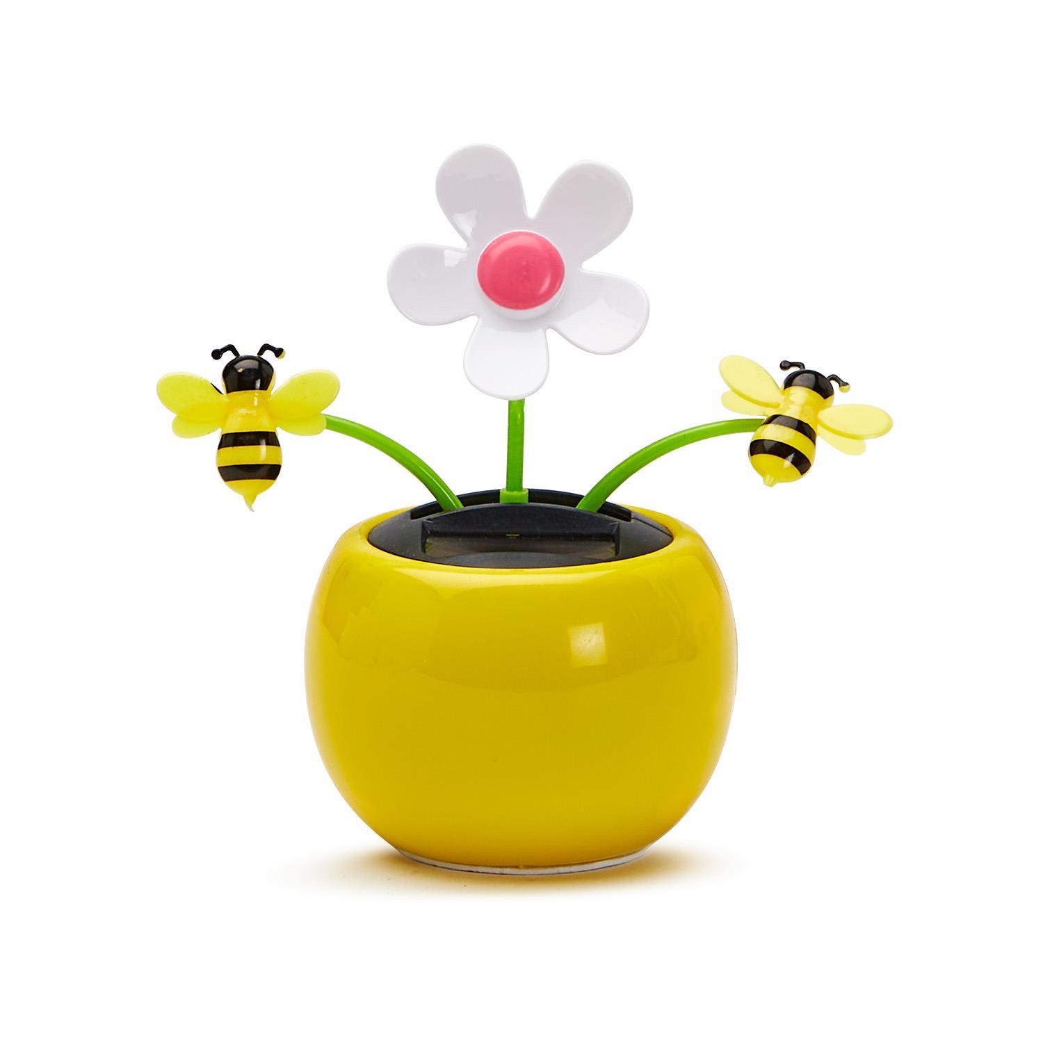 Bee Happy Solar Powered Dancing Daisy and Bees