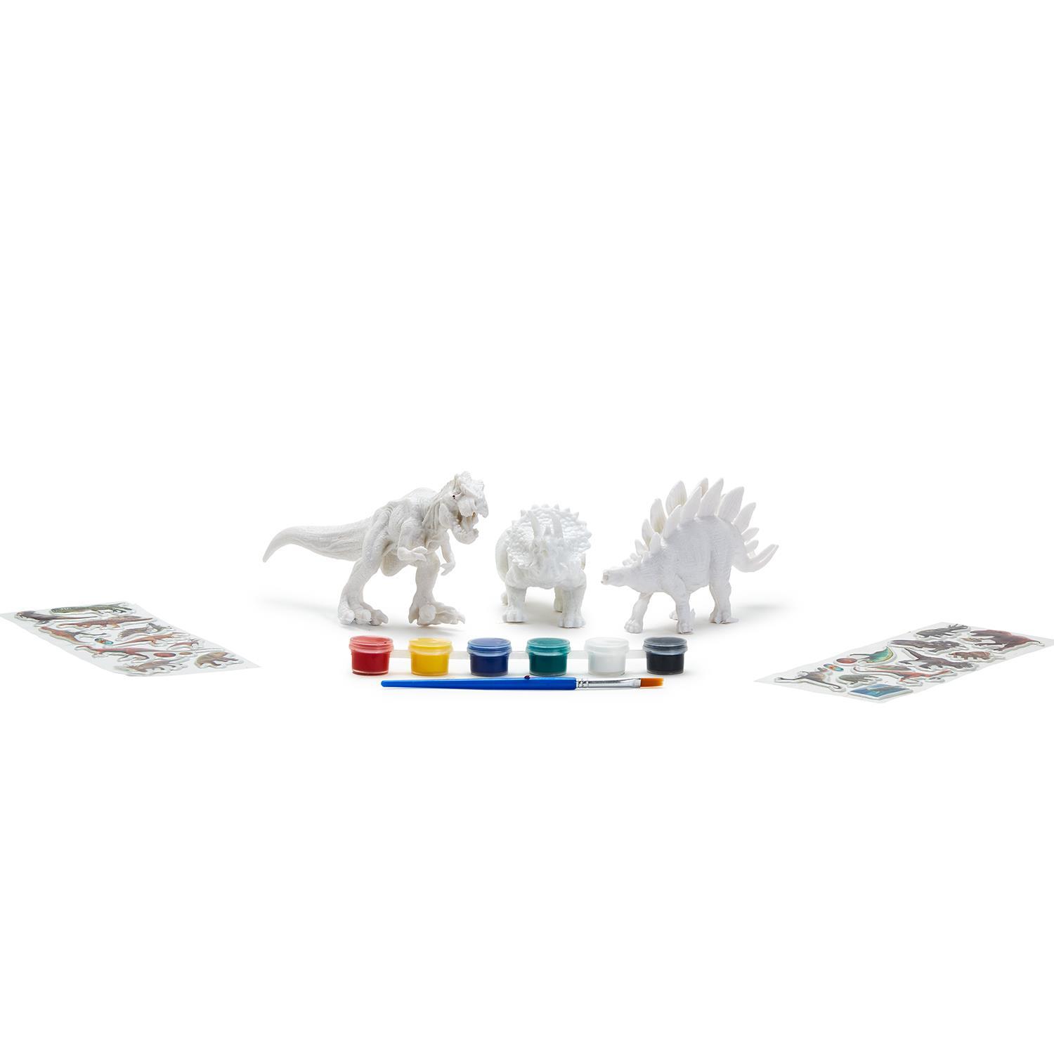 Dino-mite Creativity Dinosaur Painting Kit Asst 3 Designs