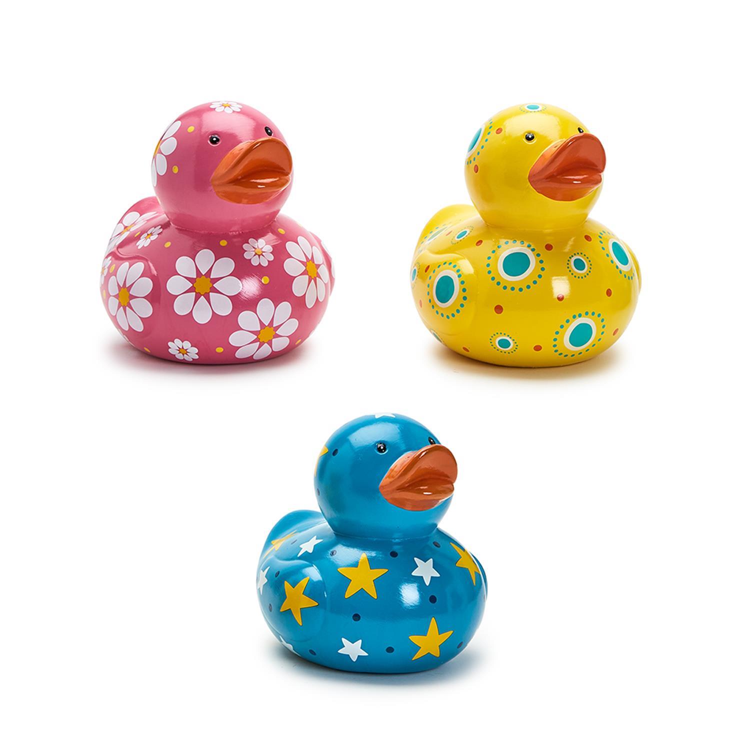 Duck Money Bank in Gift Box Asst 3 Patterns
