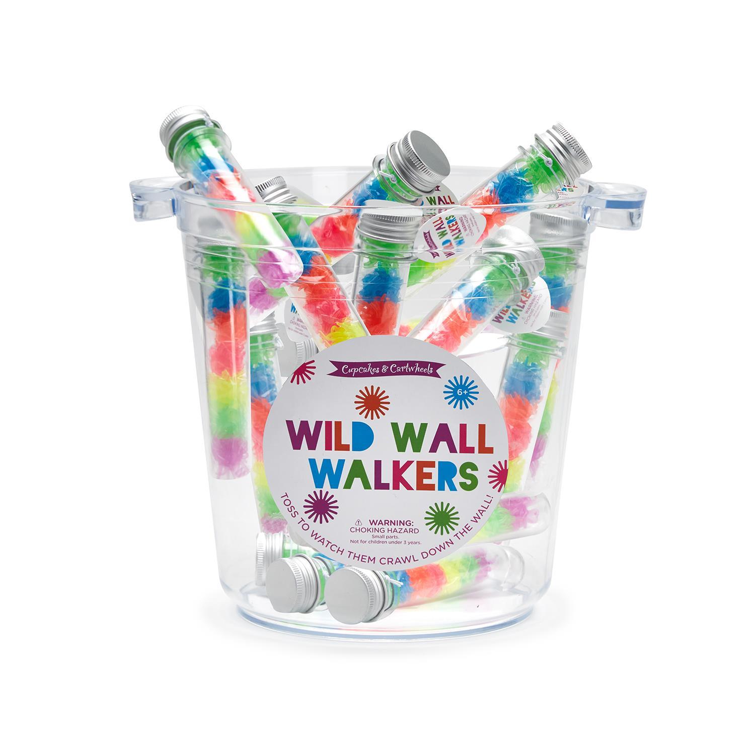 32 Pc Wild Walkers Set of 7 Window Walkers in Test Tube Unit with Display