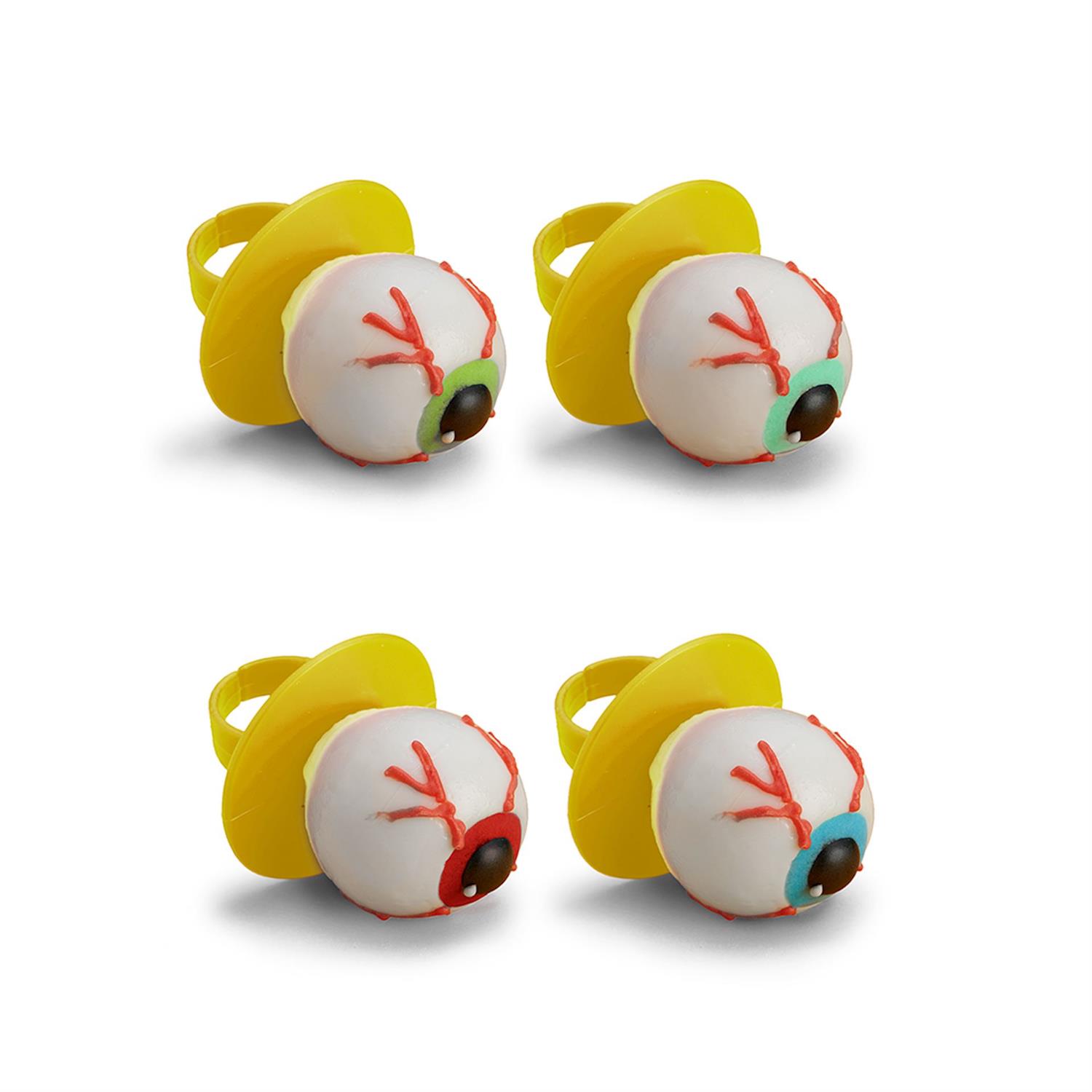 Eye Candy 40 Pc Eyeball Candy Ring Un in Display Incl. 4 Colors/Flavors