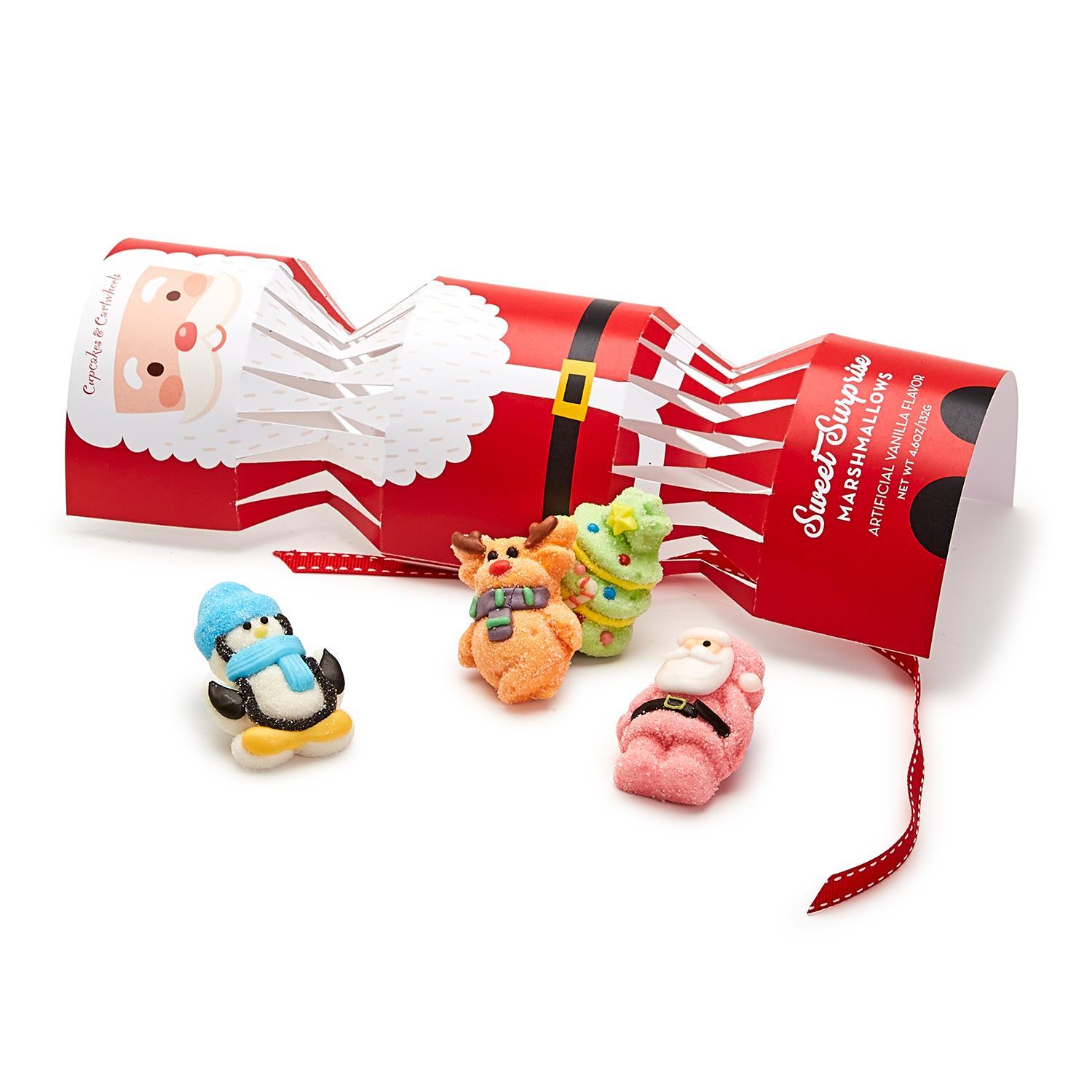Sweet Surprise 36 Pc Santa Cracker with 4 Pc Vanilla Marshmallow Candy Unit