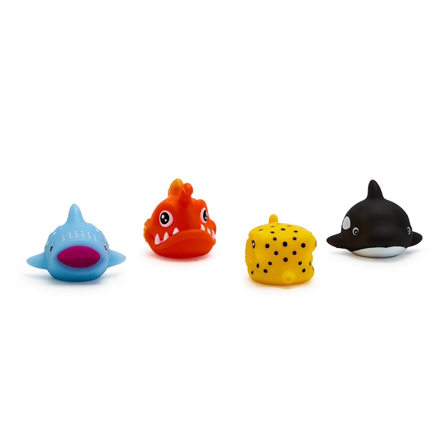 Bath Buddies 48 Pc Light Up Fish Bath Toy Unit with Bucket Display ...