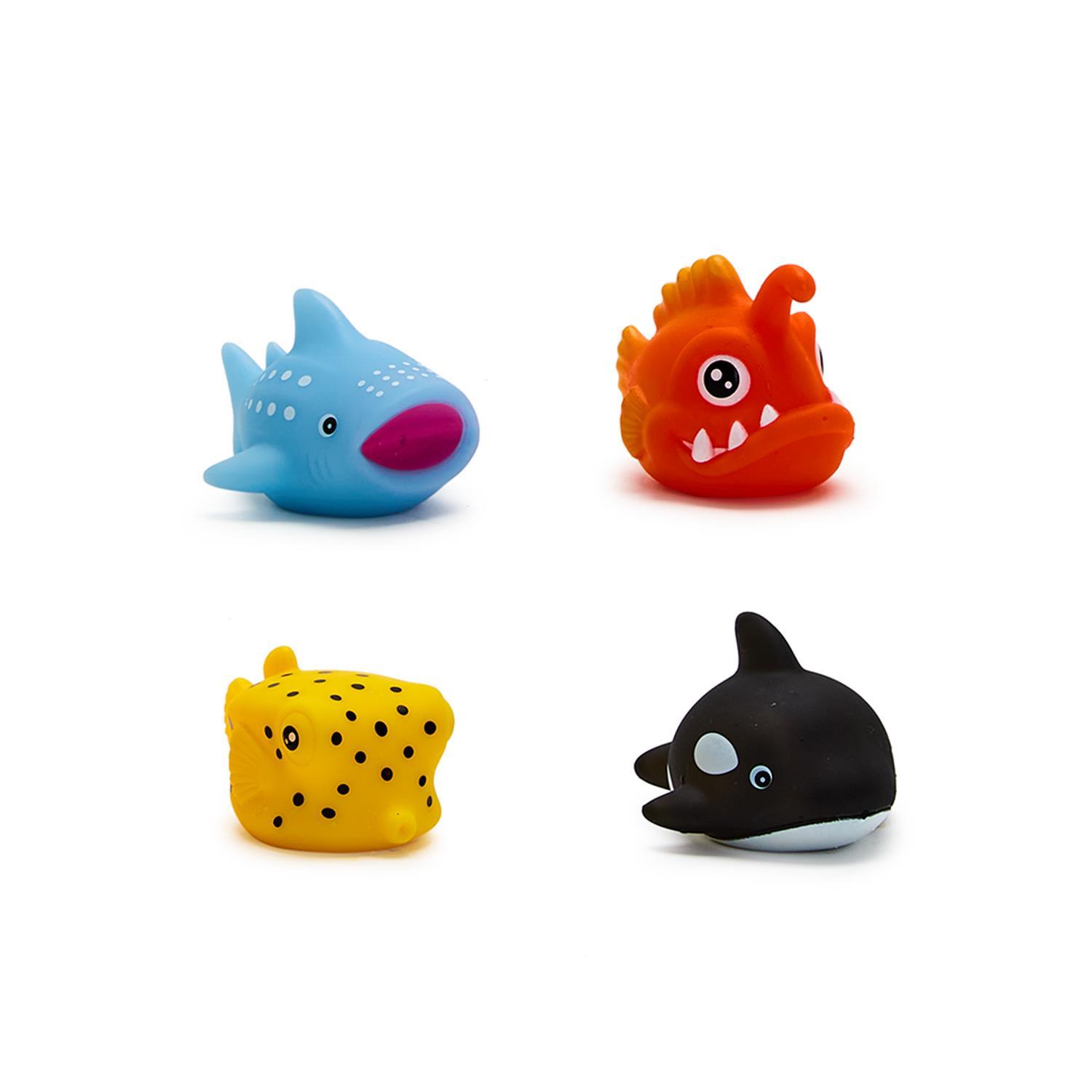 Bath Buddies 48 Pc Light Up Fish Bath Toy Unit with Bucket Display ...