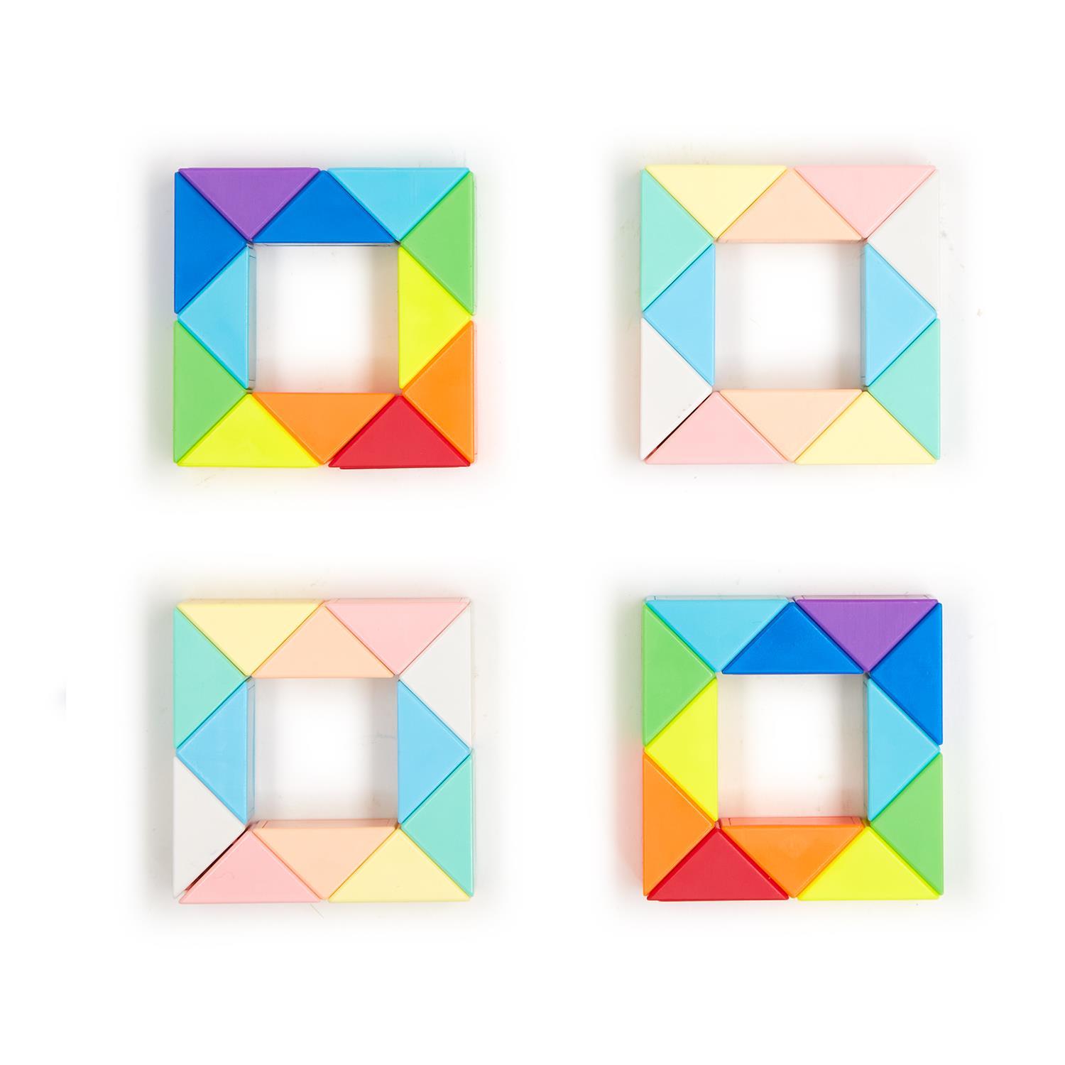 Set of 2 Multicolor Fidget Puzzles Assorted 2 Colors