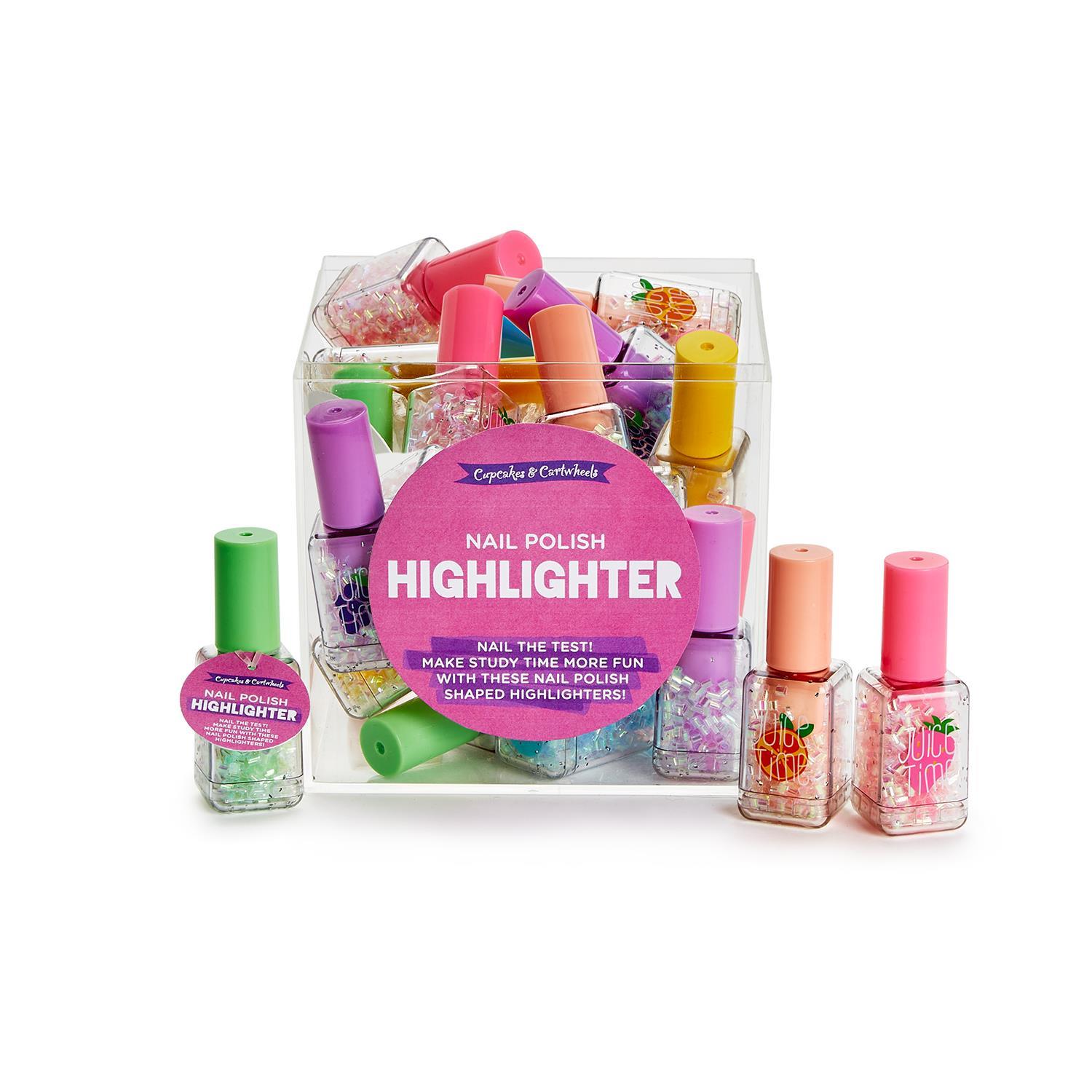 60 Pc Nail Polish Highlighter Unit with Countertop Display Includes 6 ...