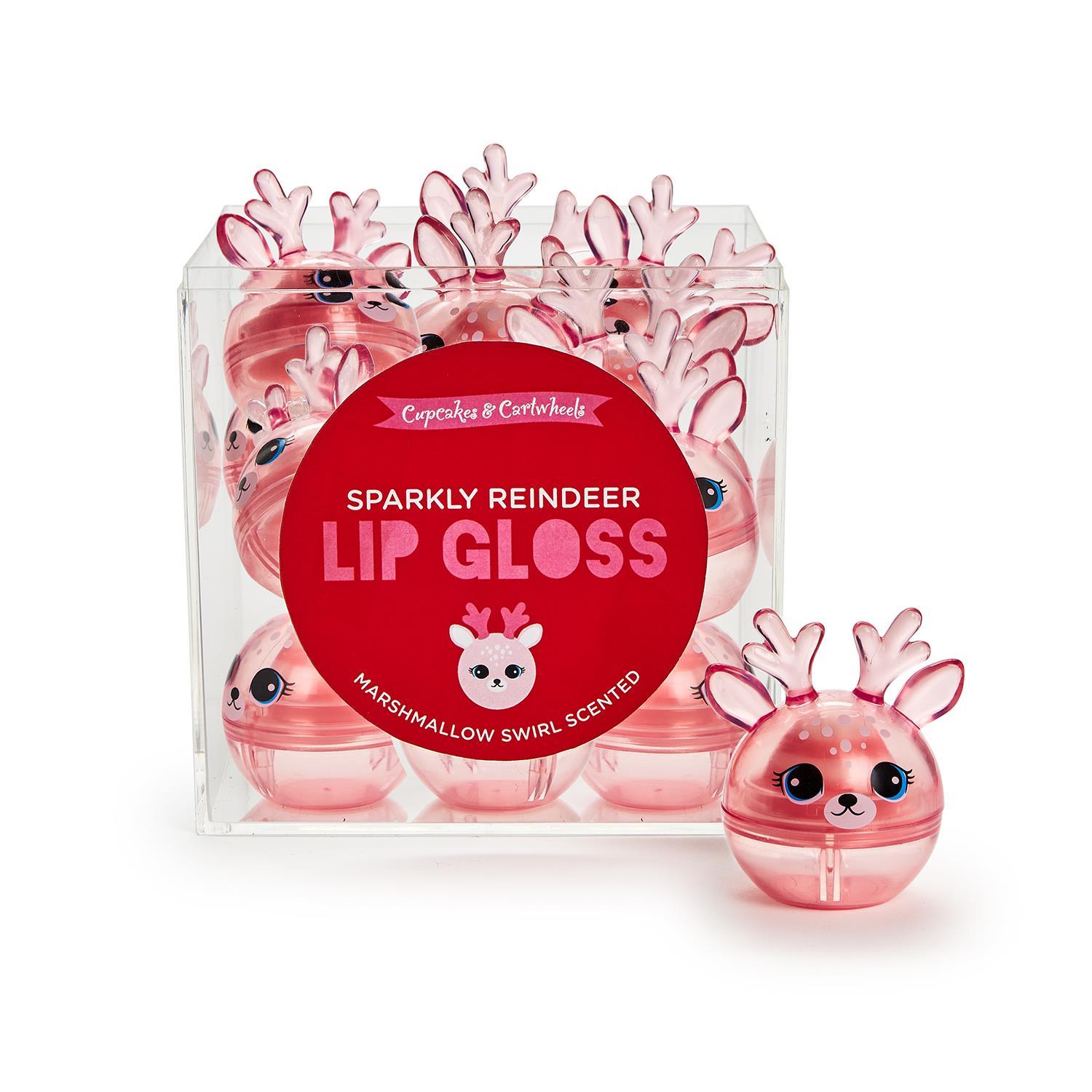 30 Pc Reindeer Vanilla Marshmallow Scented Lip Balm Unit with ...