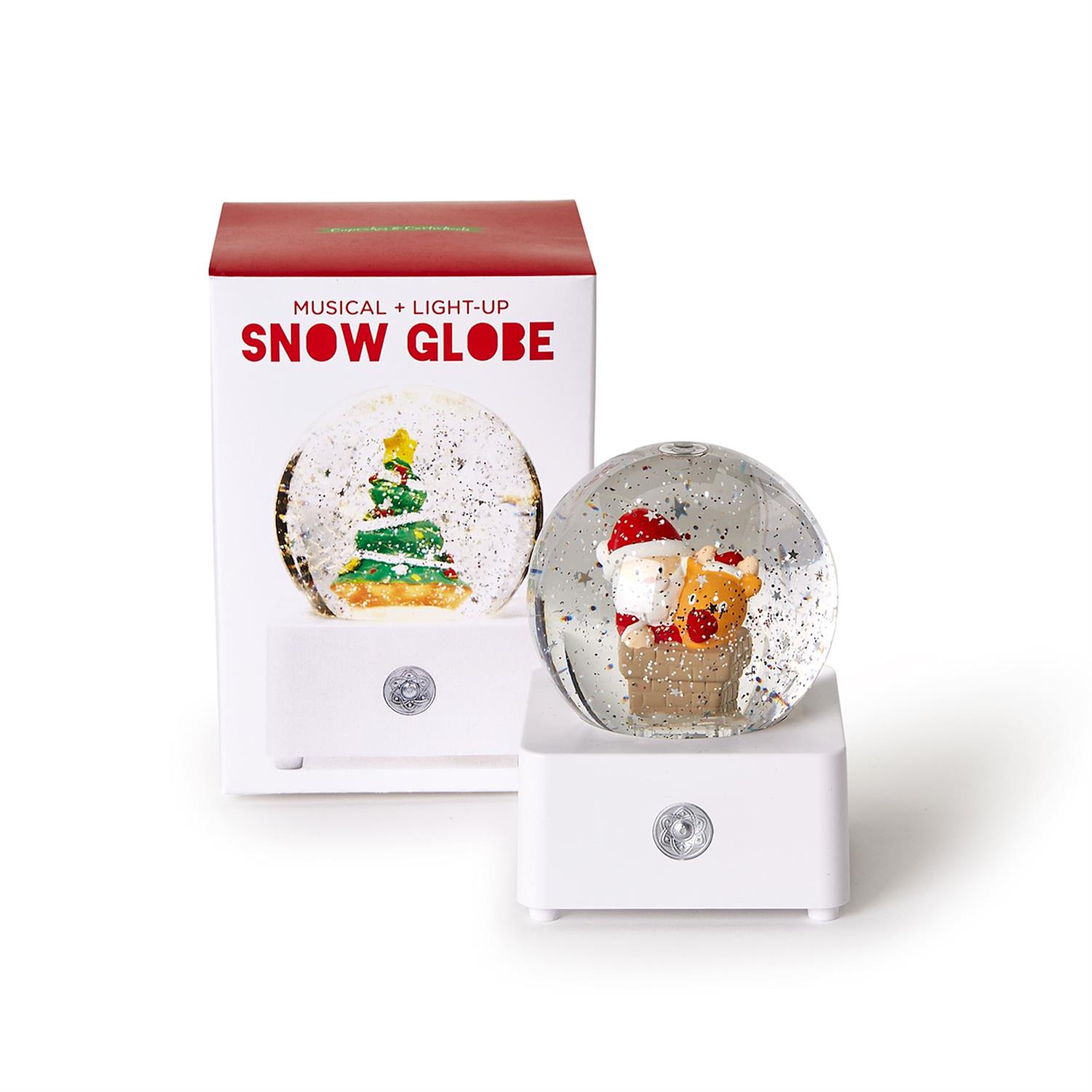 Snow Globe with Music and Light in Gift Box Assorted 3 Designs