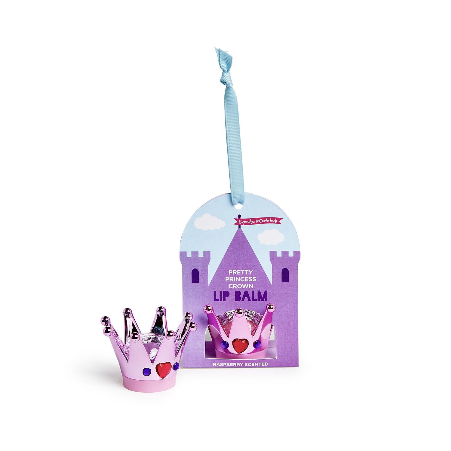 Pretty Princess Metallic Jeweled Crown Lip Balm with Mixed Berry Scent ...