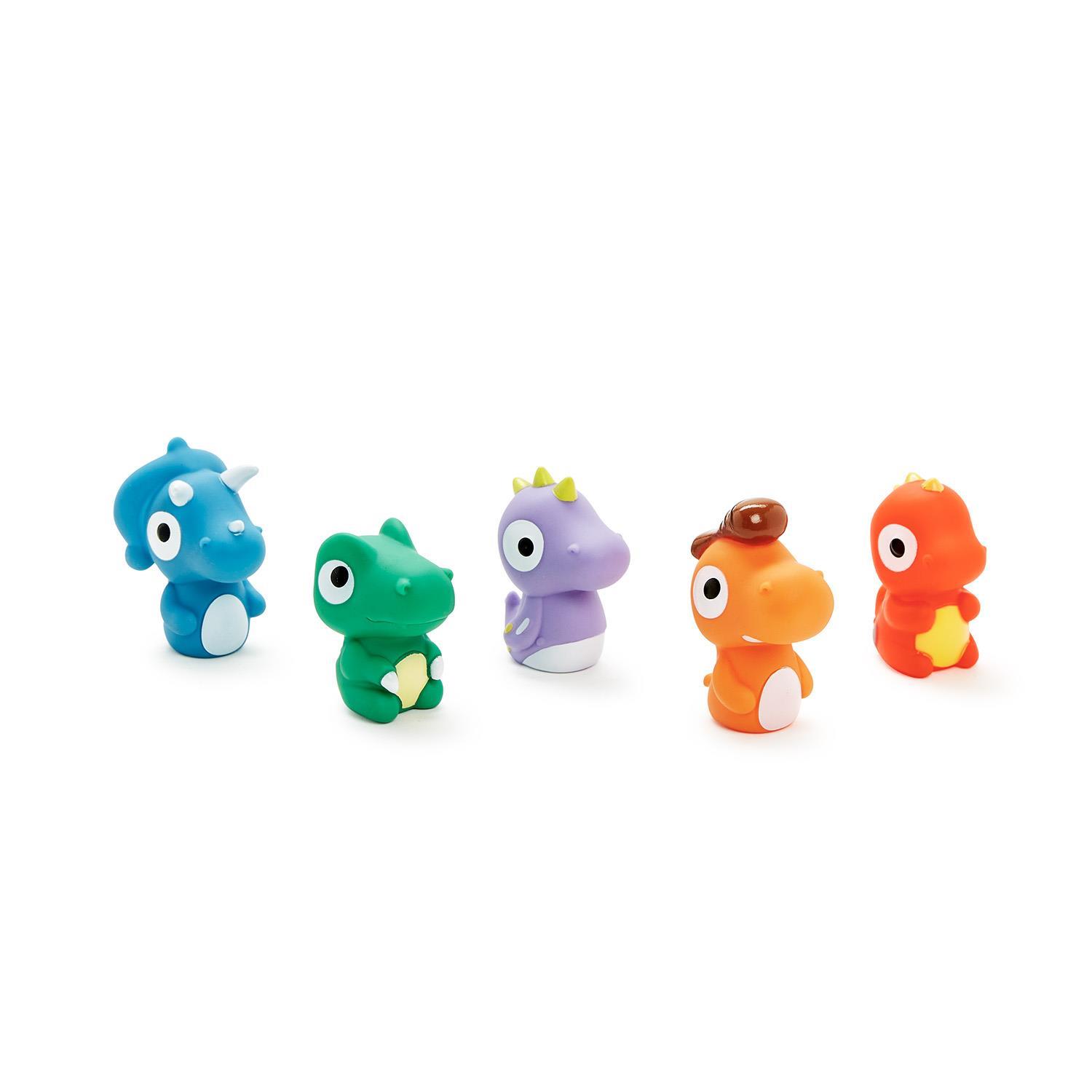 Dino-Rama Set of 5 Dinosaur Finger Puppets on Gift Card