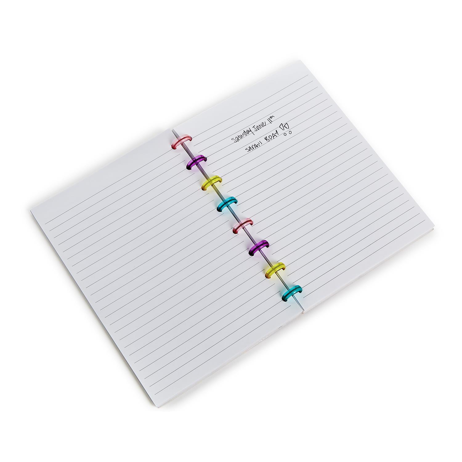 Groovy Rainbow Spiral Notebook Assorted 2 Designs