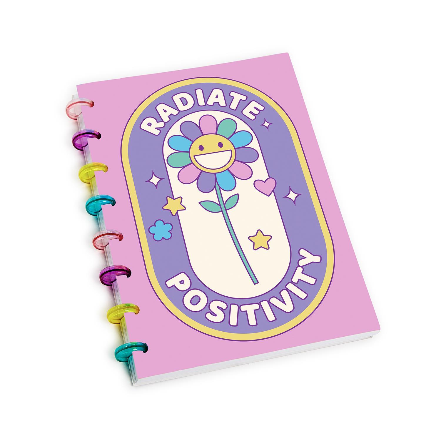 Groovy Rainbow Spiral Notebook Assorted 2 Designs