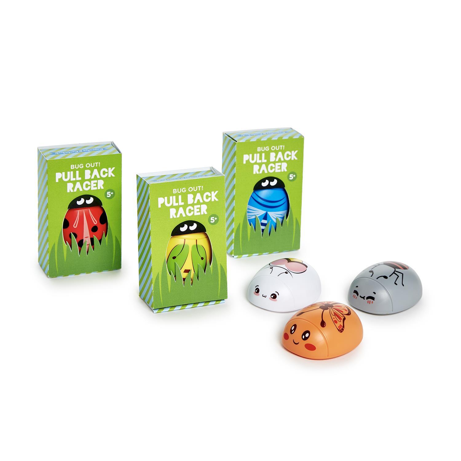 36 Pc Pull Back Bug Racer Unit in Gift Box Includes 6 Colors