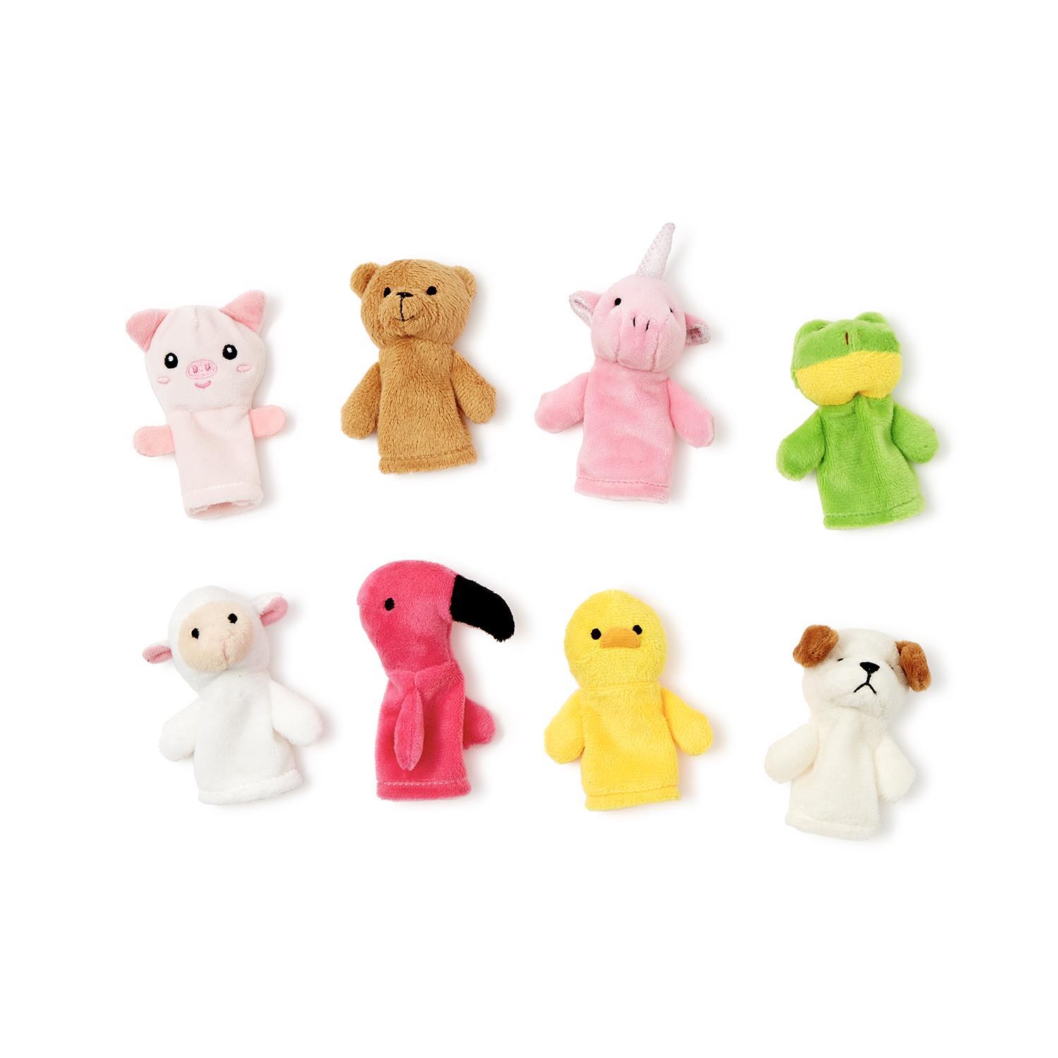 Cute and Cuddly 48 Pc Finger Puppet Unit with Countertop Display ...