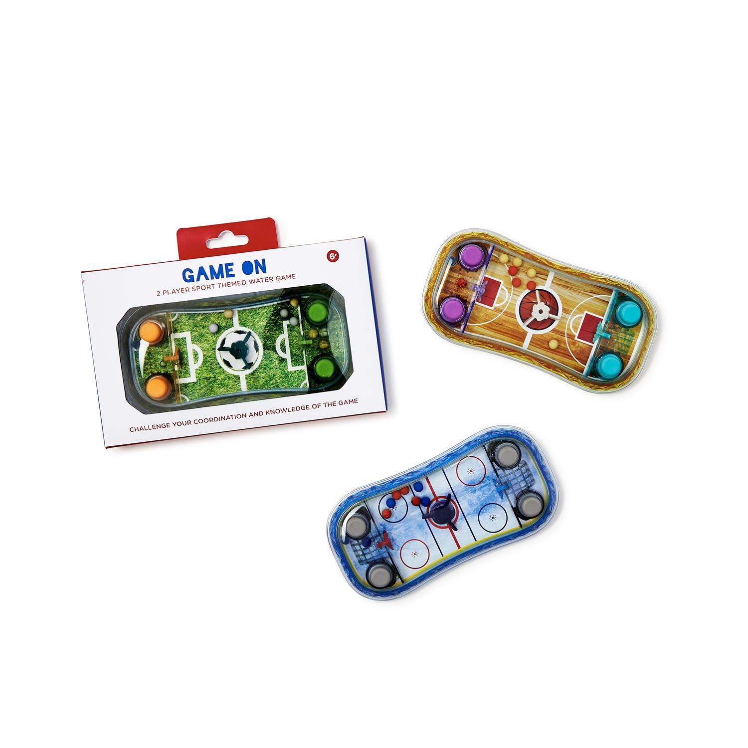 Game On 18 Pc Sports Water Game in Gift Box Unit Includes 3 Designs