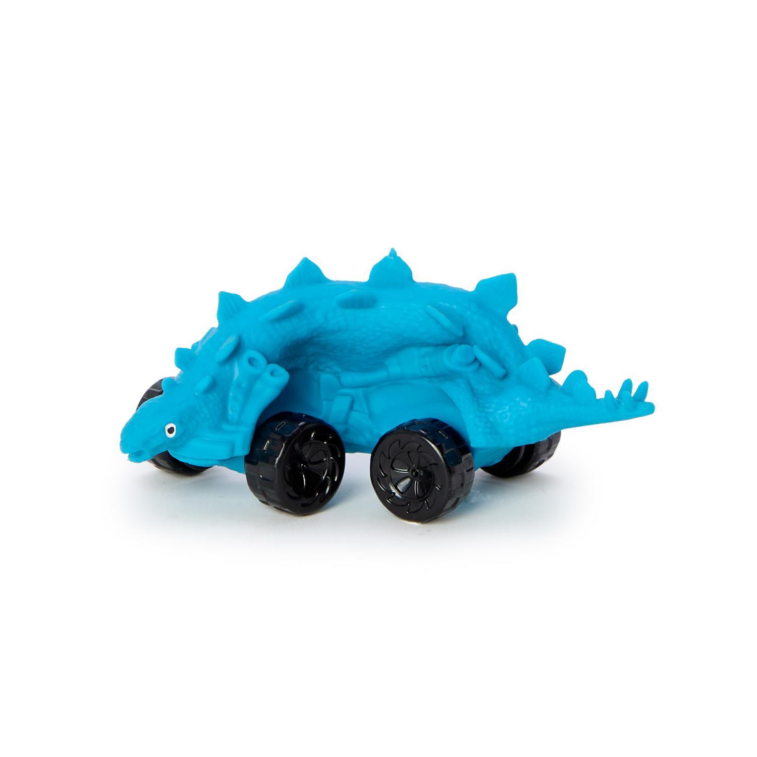 24 Pc Stretch and Mold Dinosaur Car Unit with Bucket Display Includes 4 ...