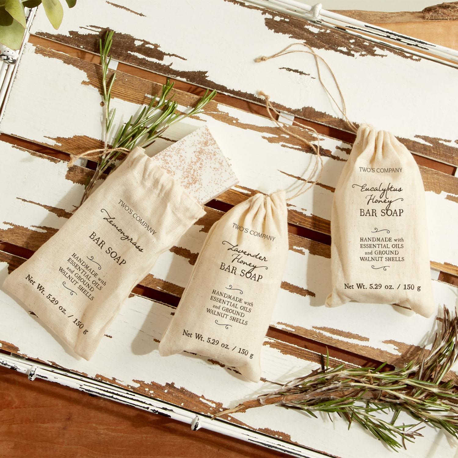 21 Pc Bar Soap in Pouch Un Incl 3 Scents