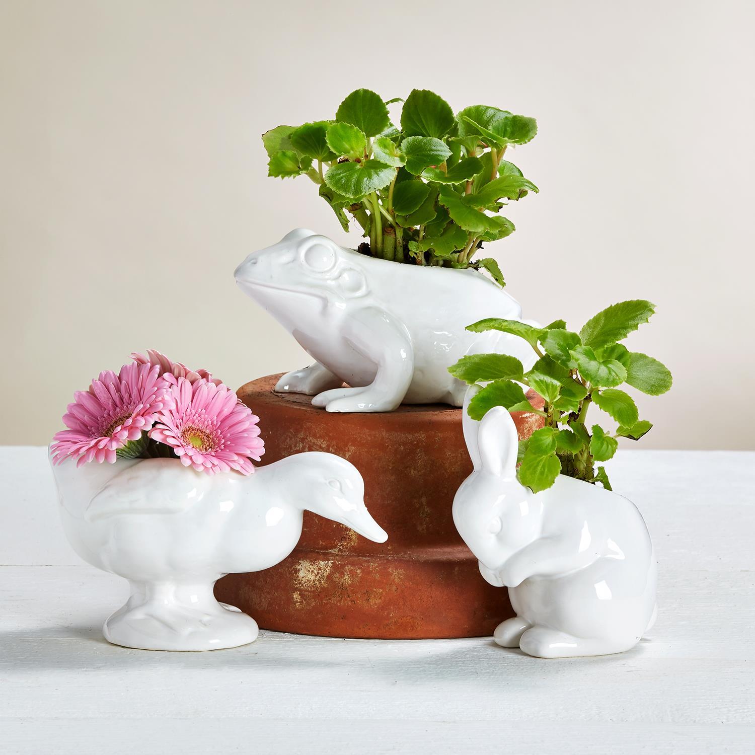 Vintage Animal Planter / Vase Asst 3 Designs