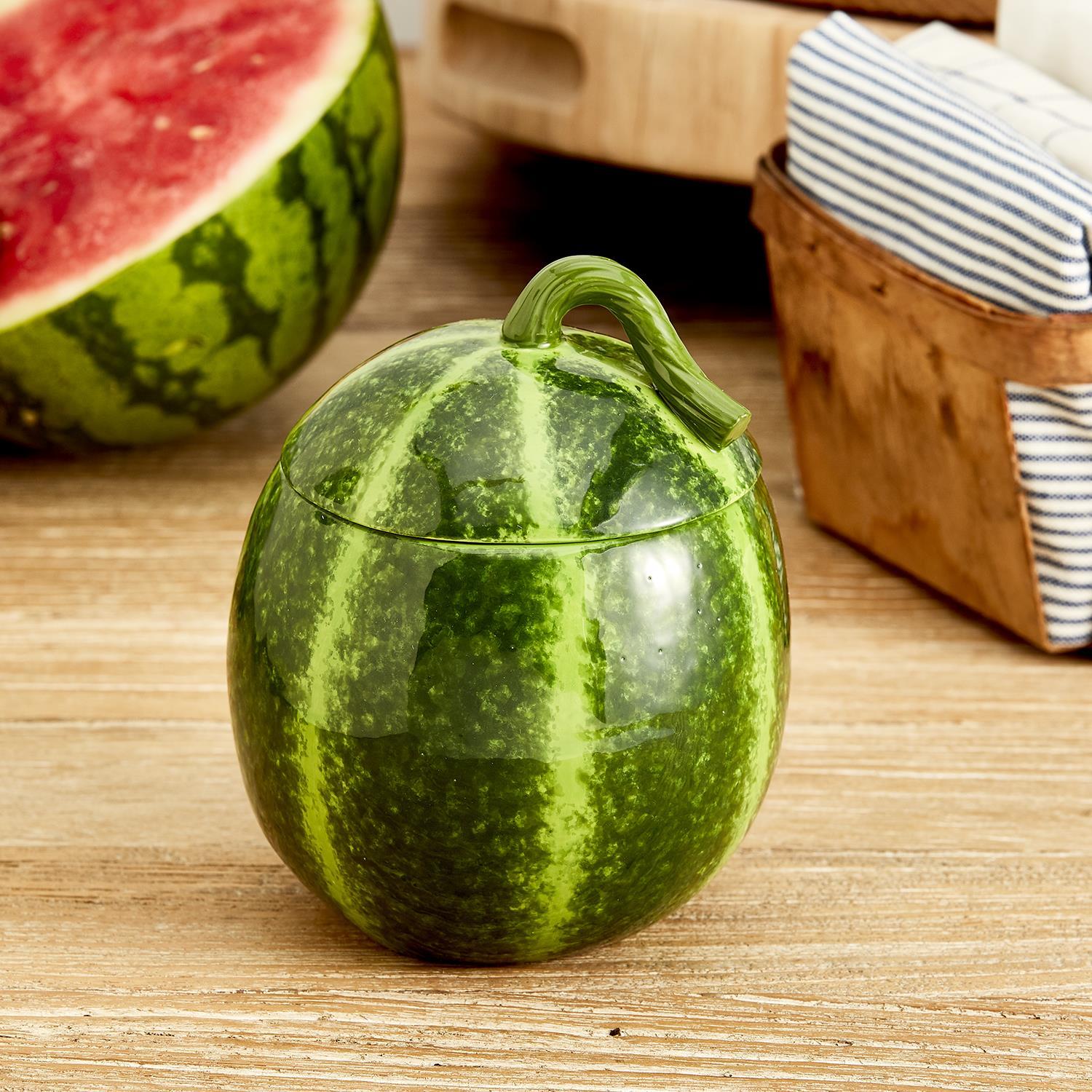 Watermelon Candleholder Filled with Sweet Watermelon Scent