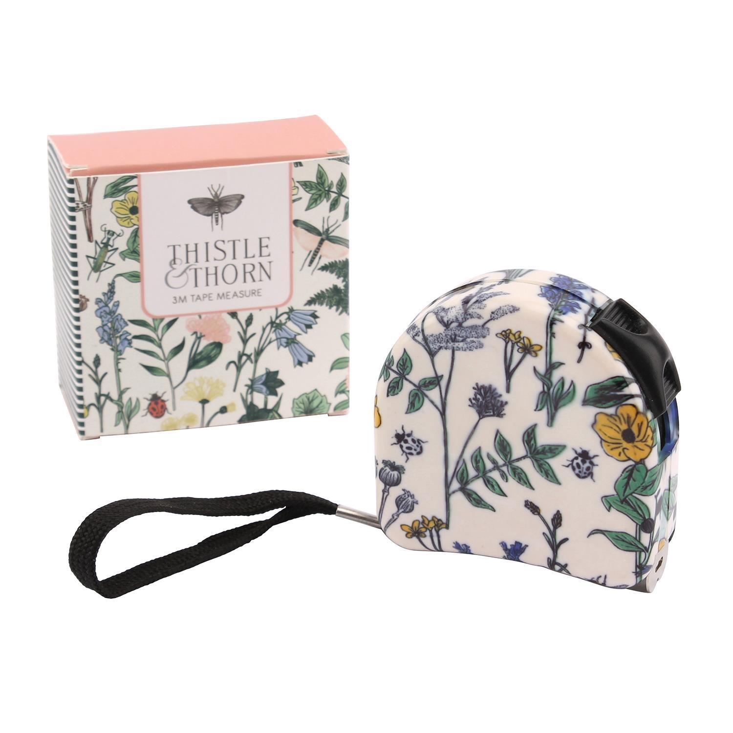 Floral 3M Measuring Tape With Strap in Gift Box