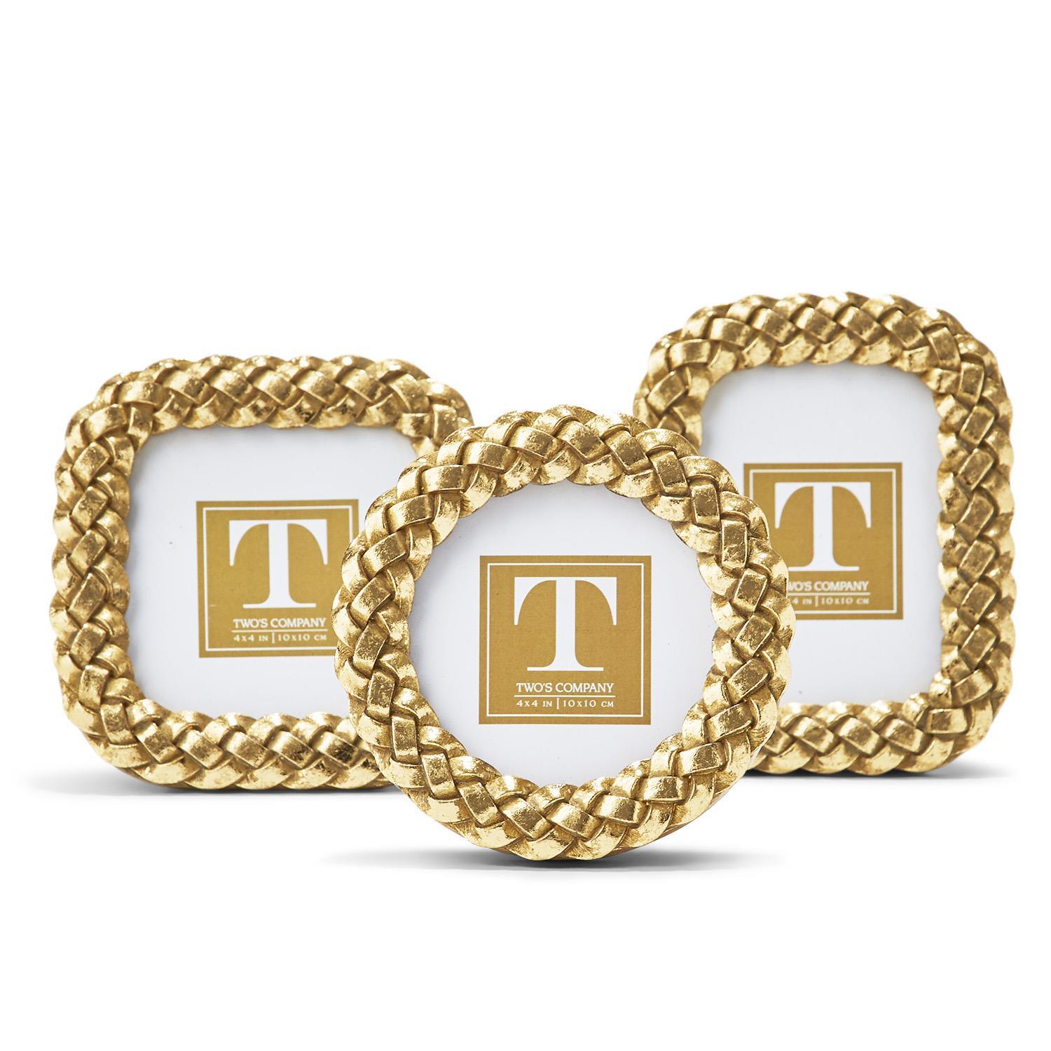 Braided Photo Frame Asst 3 Designs/Sizes