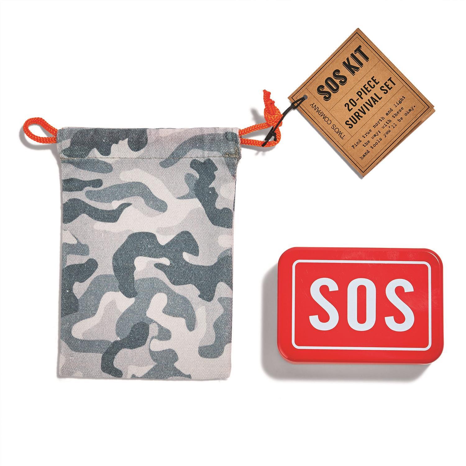 Sos Emergency Kit Includes 6 Tools in Drawstring Bag