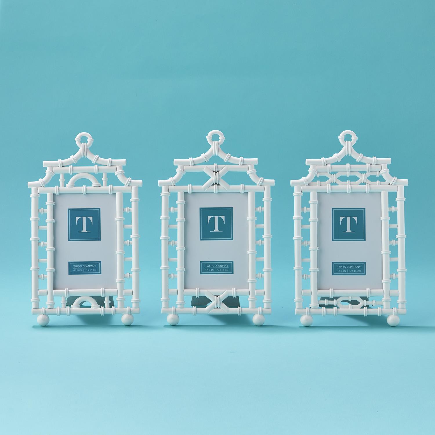 White Pagoda 4x6 Photo Frame A/3 Designs