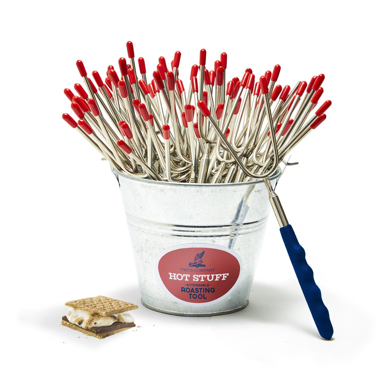 24 Pc Hot Stuff Roasting Tool Un W/ Pail Display