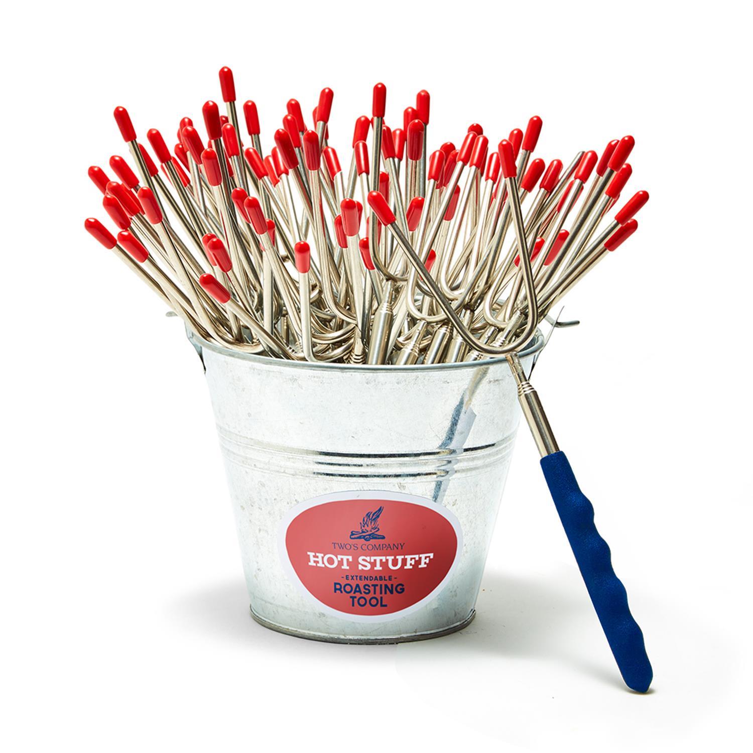 24 Pc Hot Stuff Roasting Tool Un W/ Pail Display